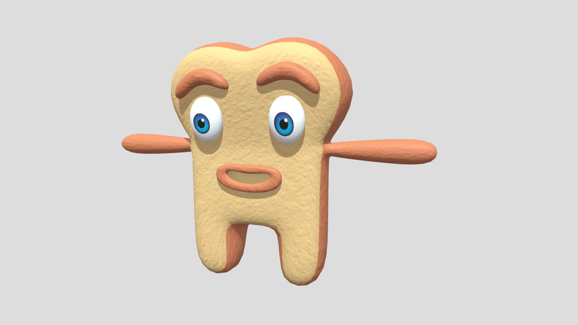 BREAD CHARACTER - Download Free 3D model by jamato00 [d078c1b] - Sketchfab