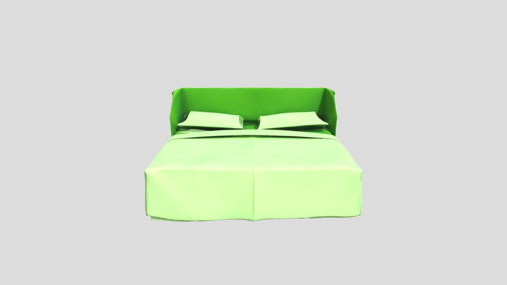 Origami Bed Dreamscape - Download Free 3D model by RogueDiamond195 ...