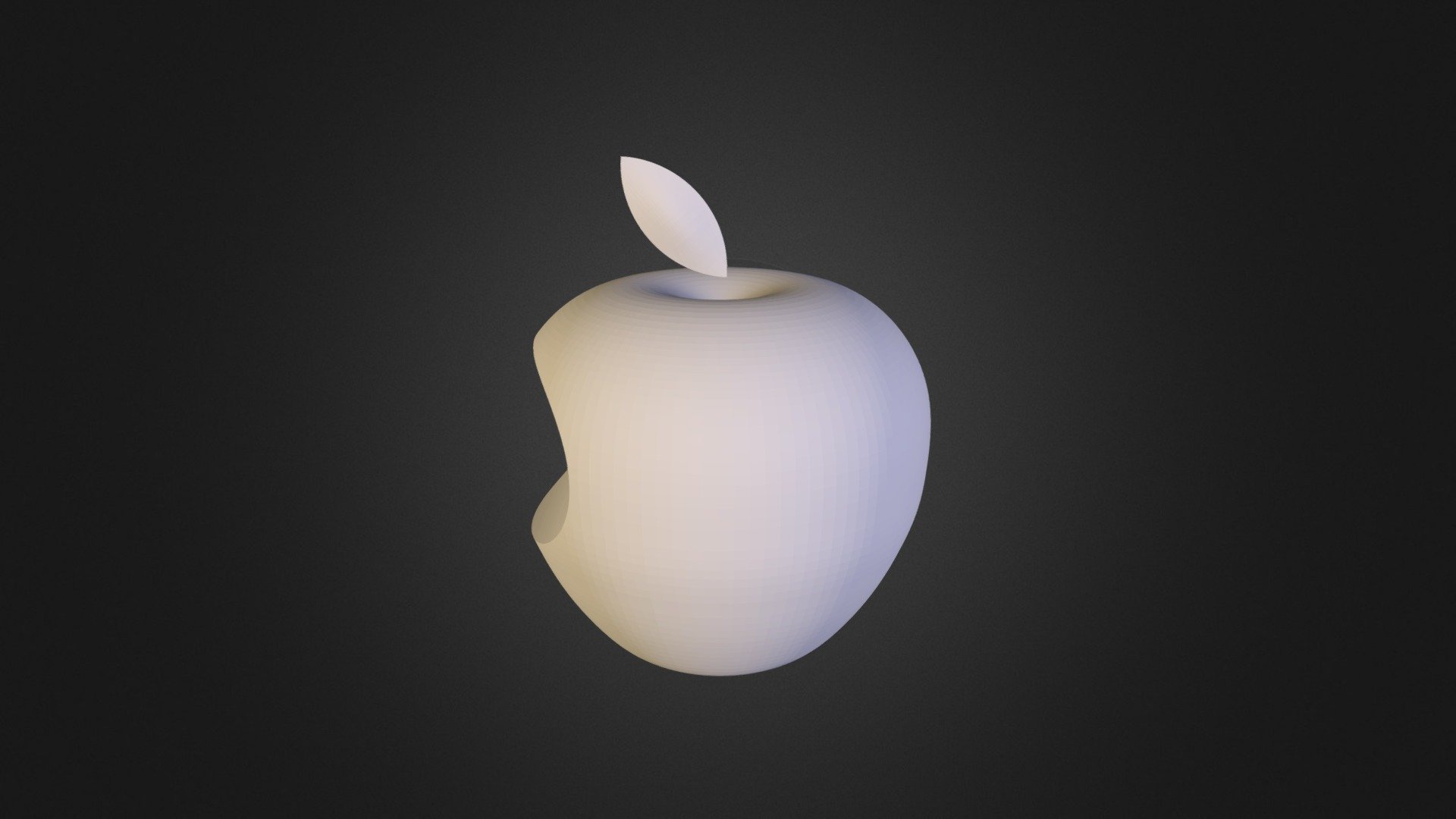 3D Apple Logo - 3D model by 3dindustries [d07a136] - Sketchfab