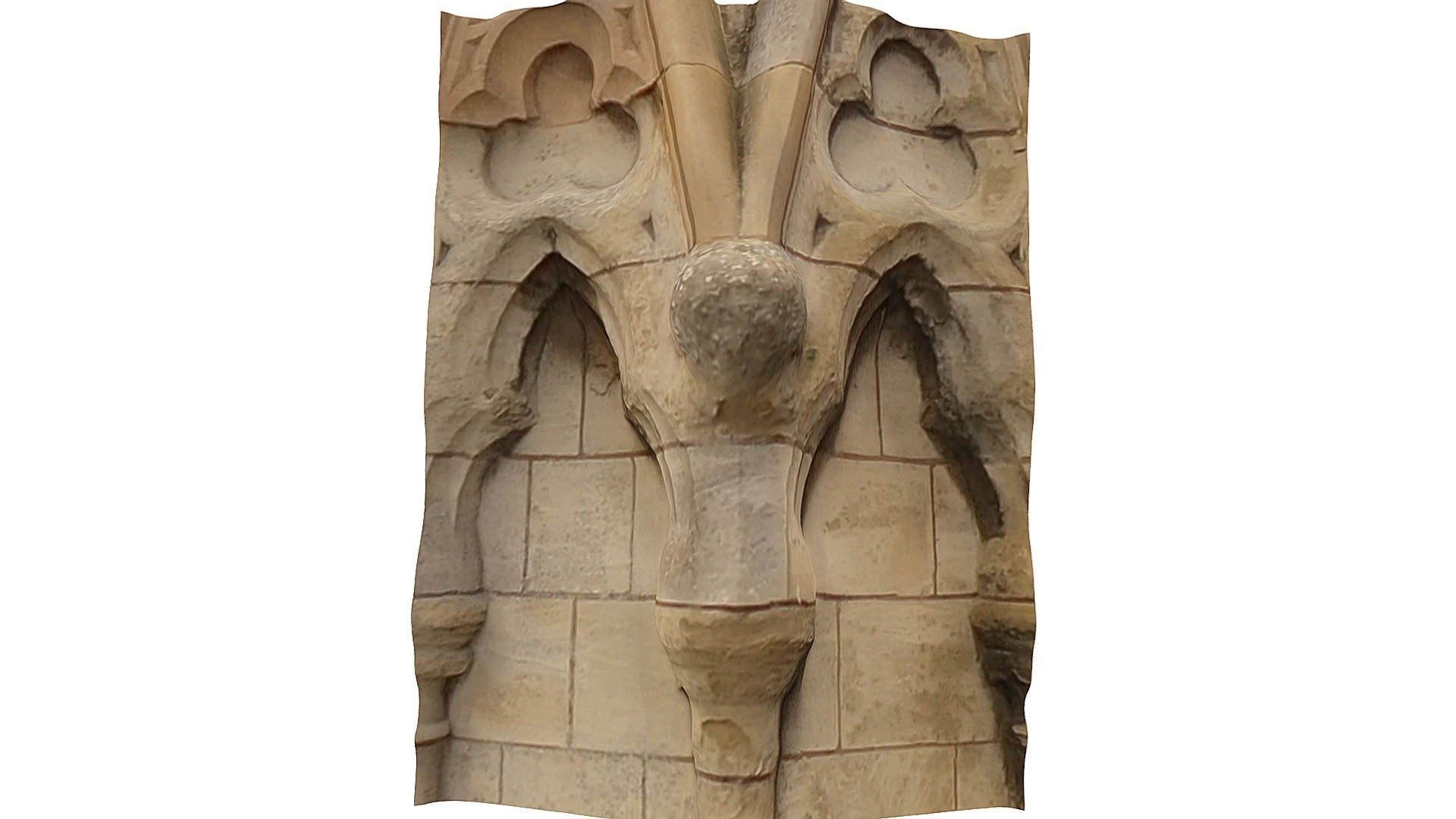 Weathered label stop 1 C19th* - 3D model by Rochester Cathedral ...