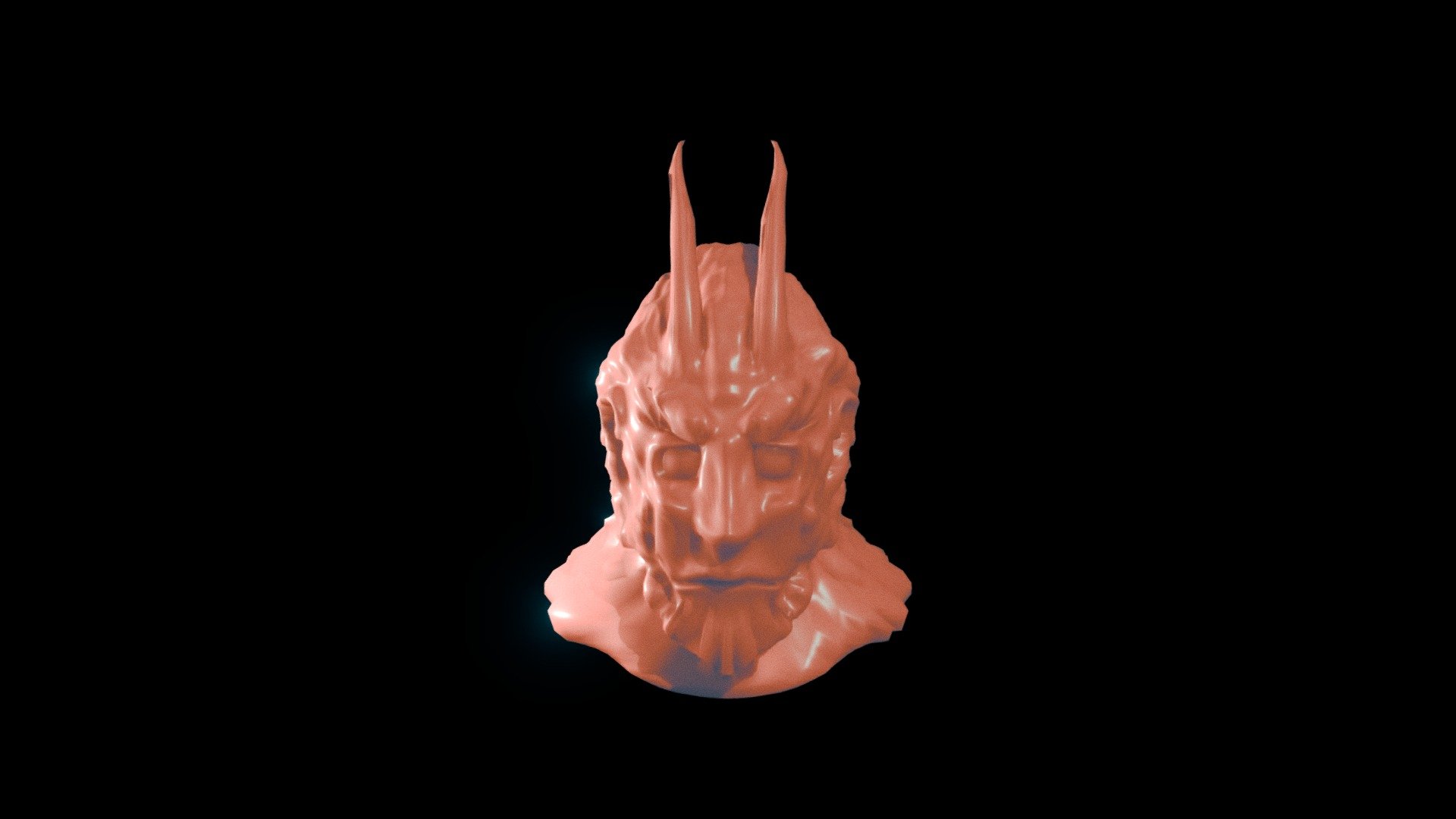 Demon Head sculpture - 3D model by JafariBrookes [d07af28] - Sketchfab
