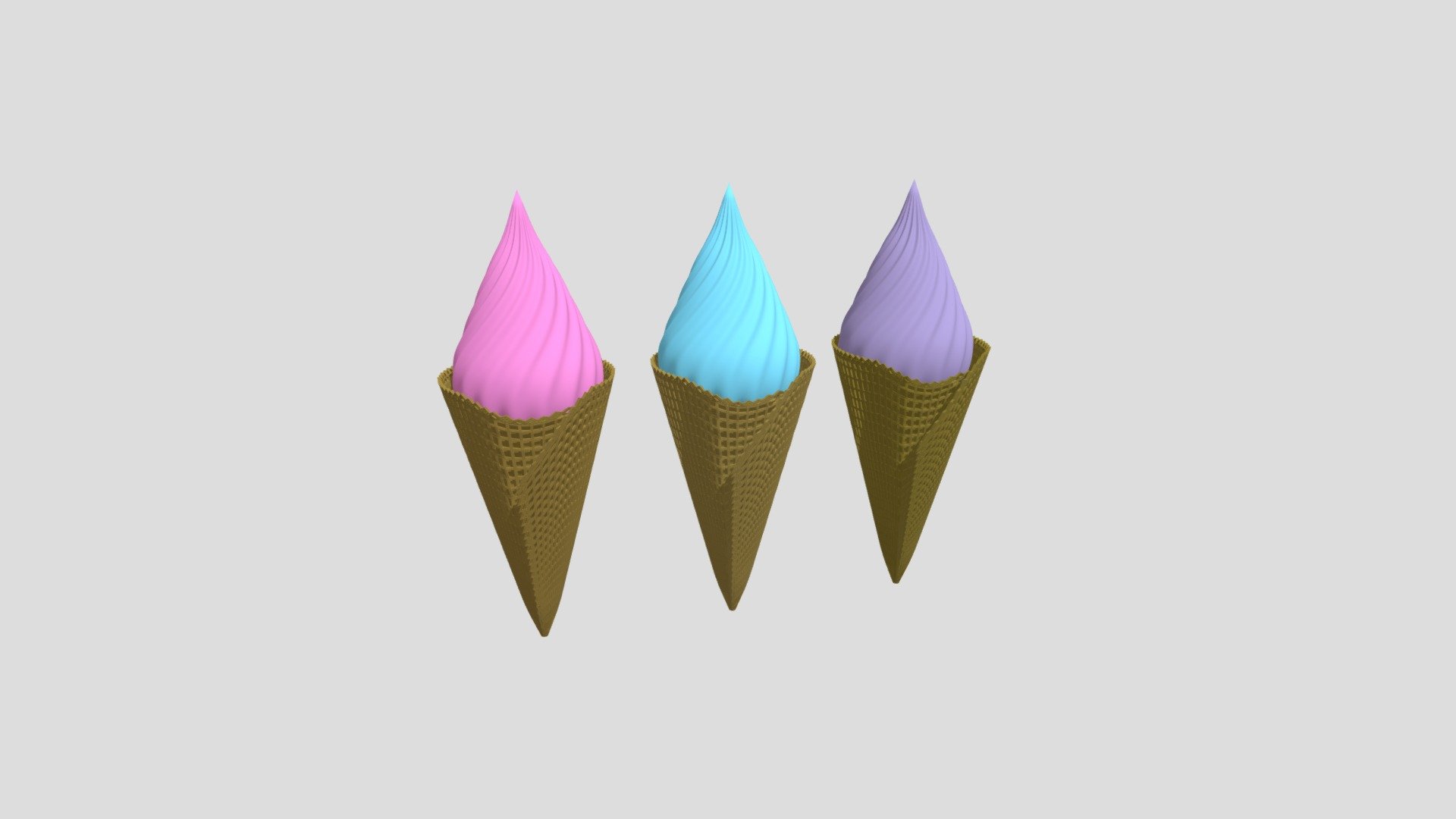 Ice Cream - Download Free 3D model by nata (@tussic) [d07bbe0] - Sketchfab