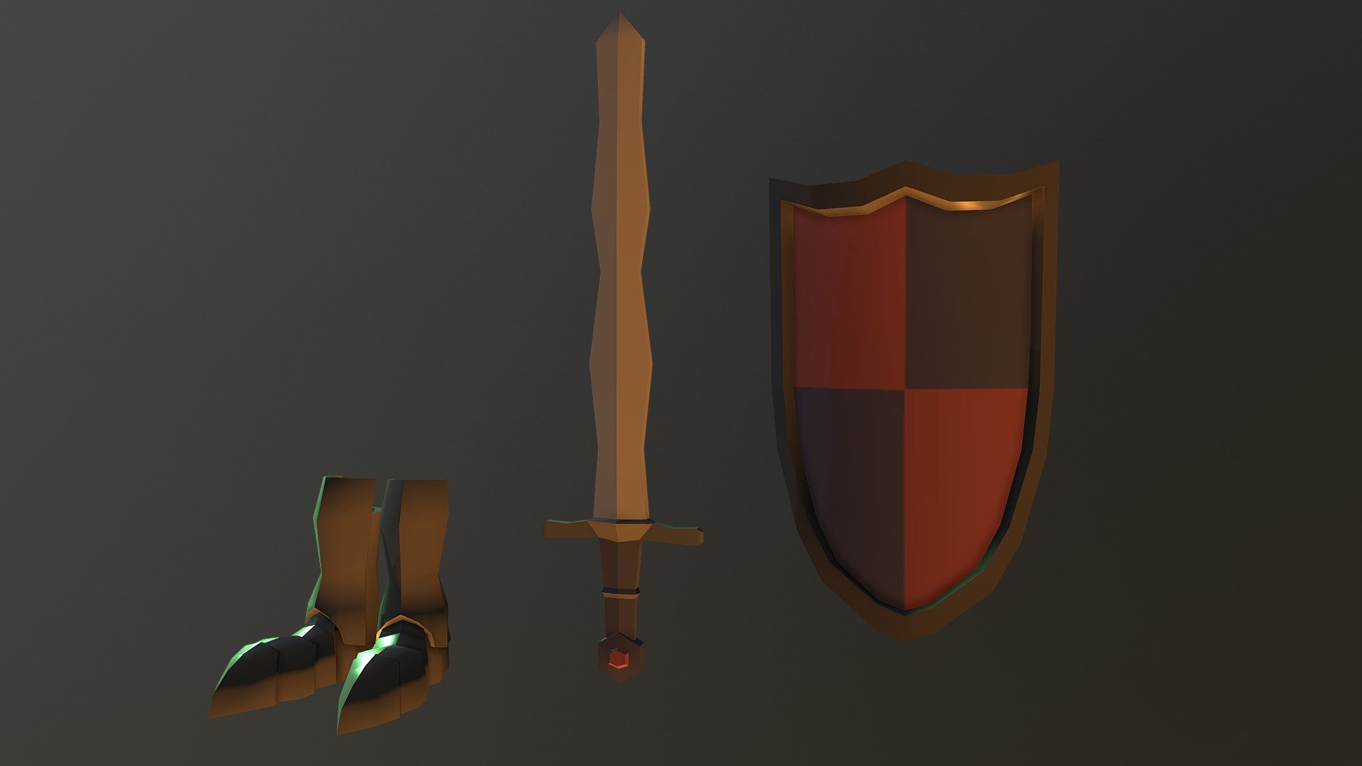 Armory Items - 3D model by Will_The_Soulless [d07c1b2] - Sketchfab