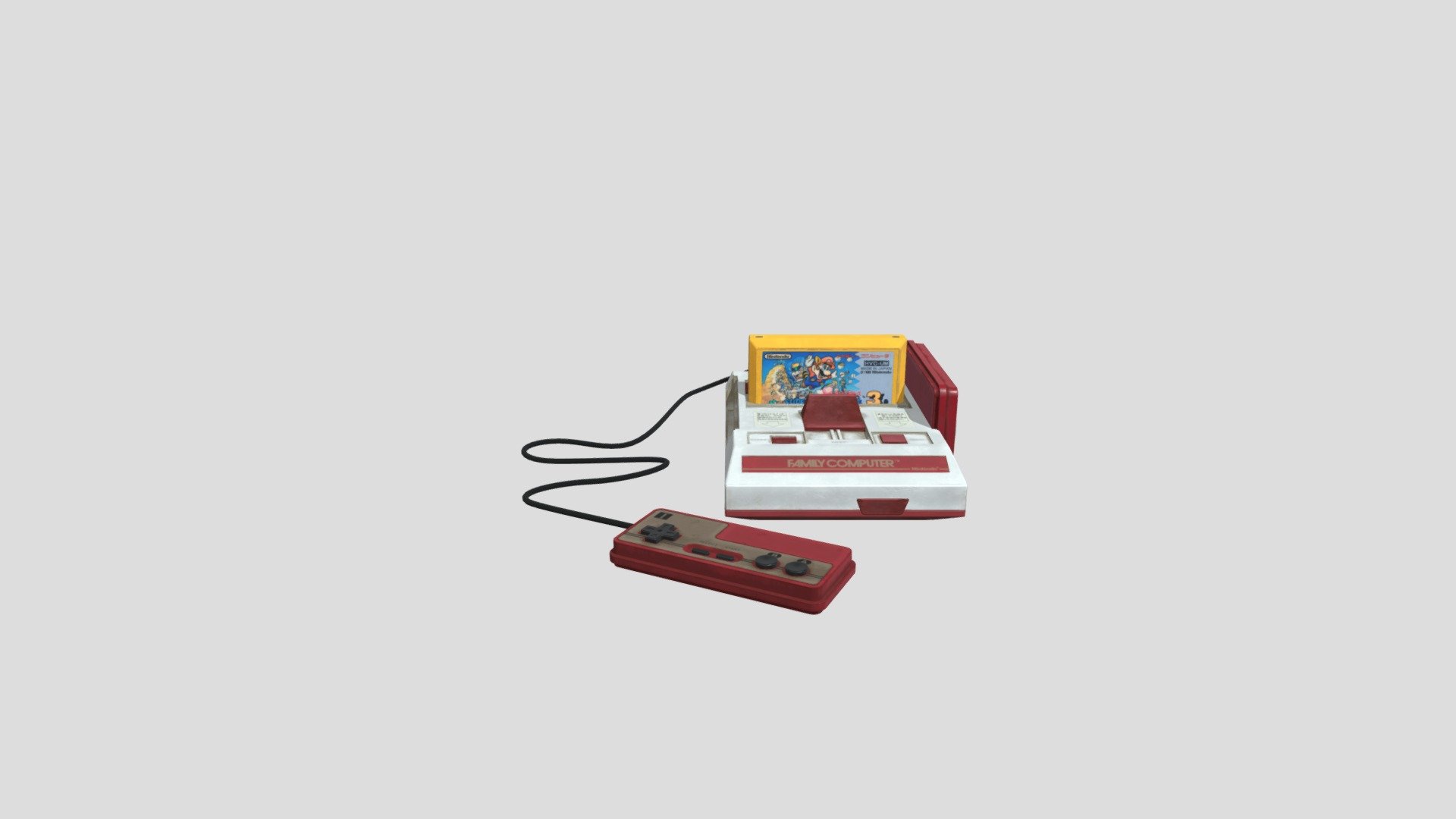 Famicom2 - 3D model by iamatrojanhorse [d07cba5] - Sketchfab
