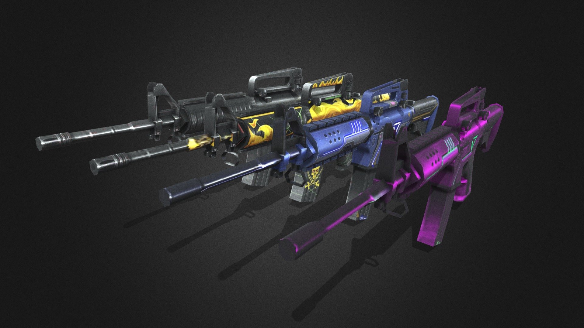 m4a1 freefire gun #gun #freefire - Download Free 3D model by FFXAN ...