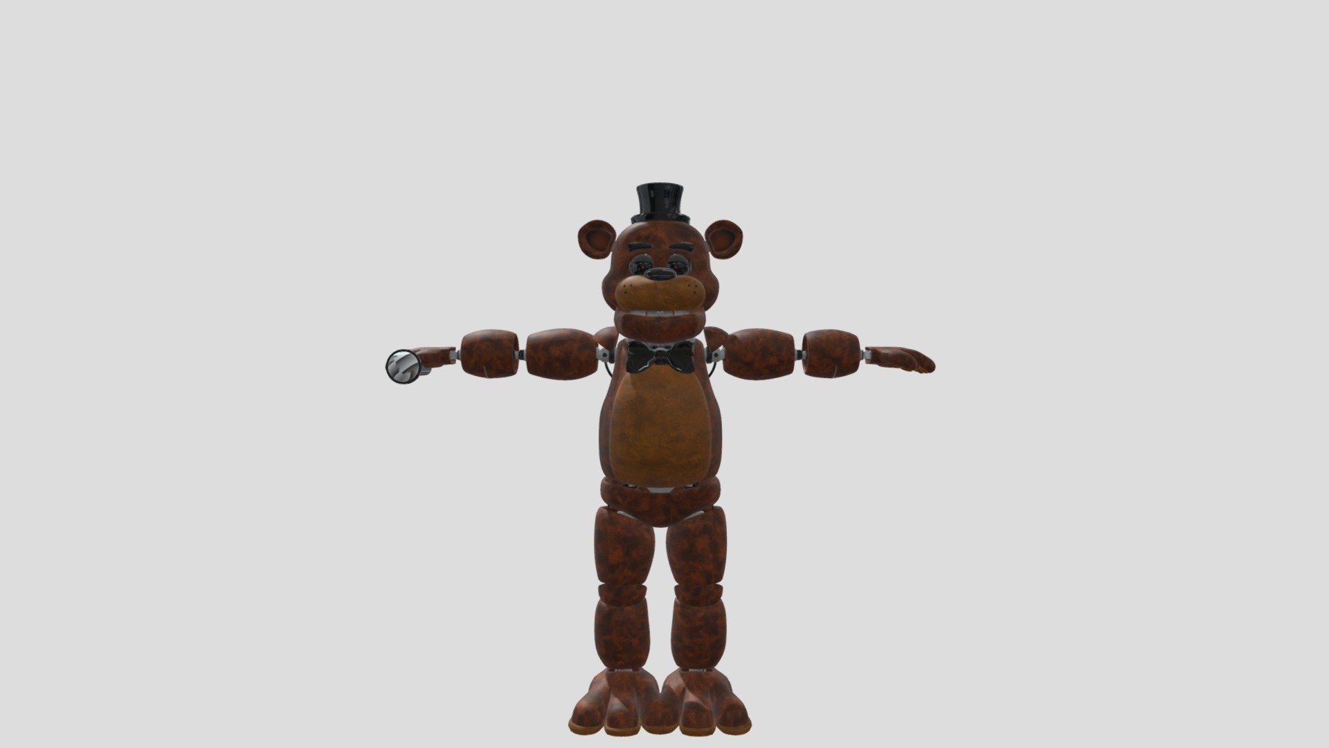 Freddy Fazbear angry - Download Free 3D model by dwall8611 [d07ef42 ...