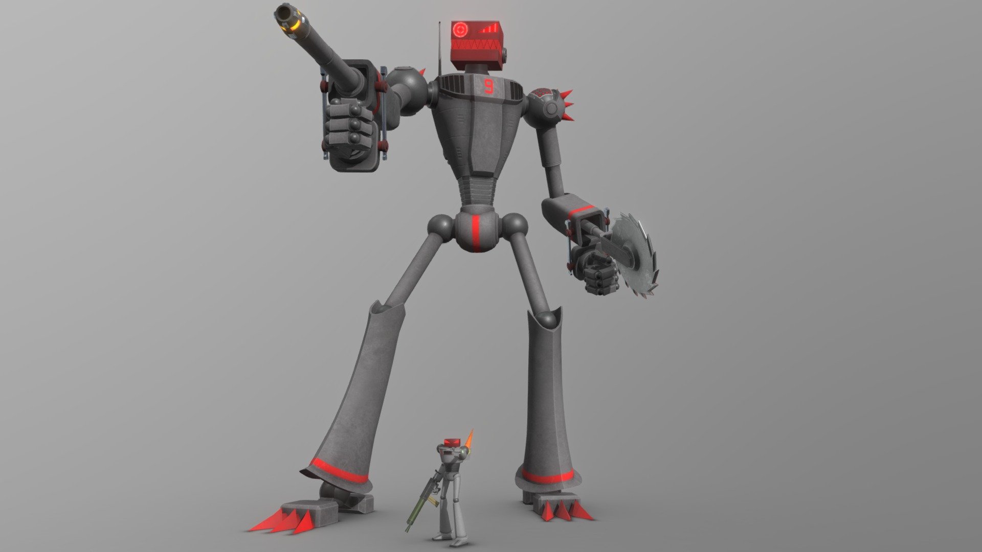 Mk9 with Mk1 - 3D model by Medicman [d07f306] - Sketchfab