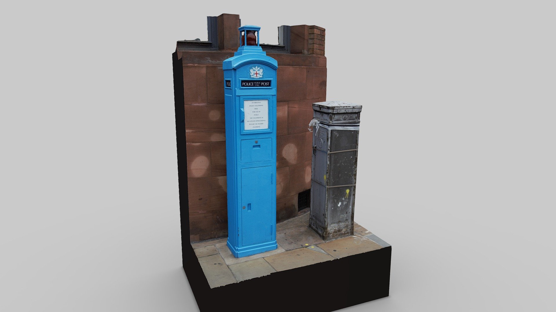 Police Telephone Post Queen Victoria Street - Download Free 3D model by ...