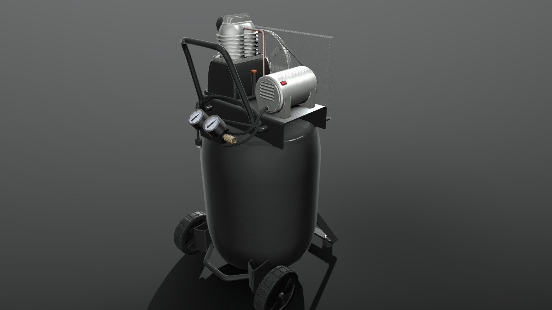 Air Compressor - 3D model by MainArtsNStuff [d080d36] - Sketchfab