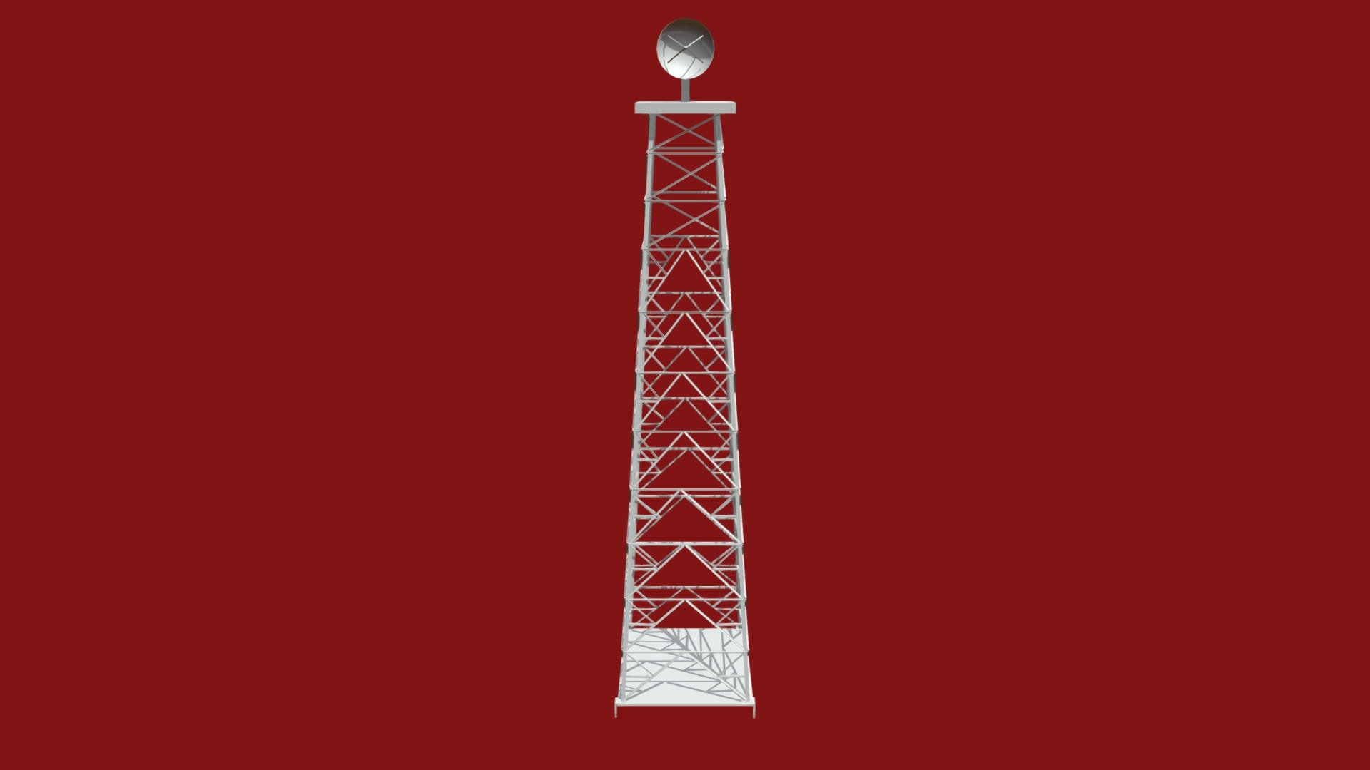 Radio Tower - Download Free 3D model by Grace Belt (@neatGrace) [d081d27] - Sketchfab