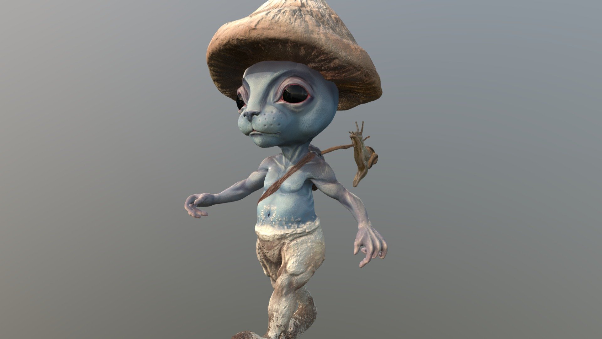 Shaylushay - Blue Smurf Cat - 3D model by Leneeen [d0837d5] - Sketchfab