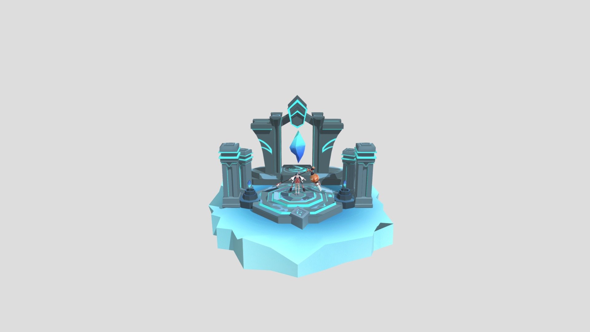Magic gate - 3D model by misuzu0512 [d084a36] - Sketchfab
