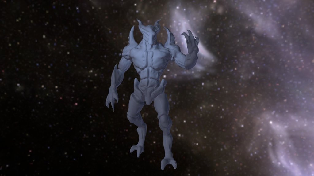 Alien Z - Sculpting from a sketch - Download Free 3D model by Larry ...