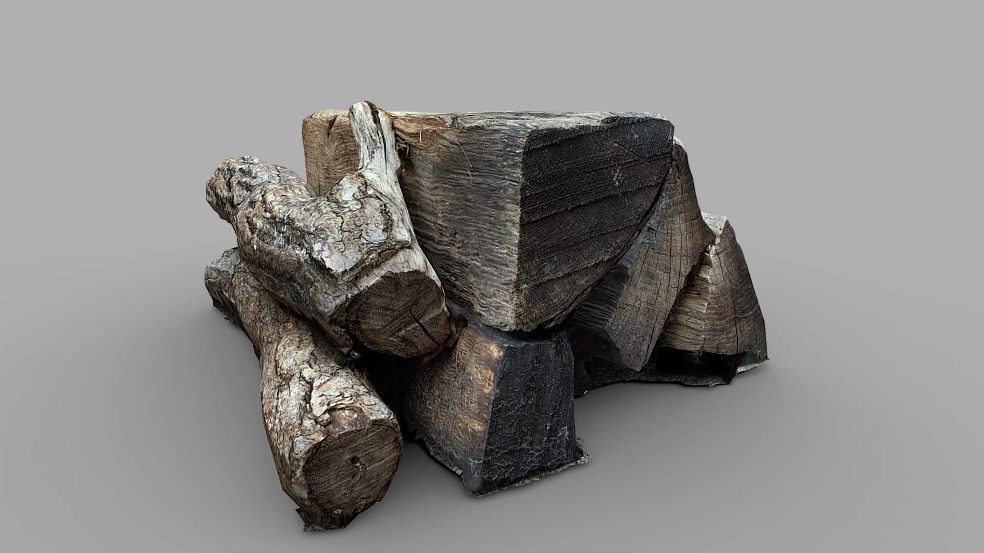 Firewood Pile Scan LOWPOLY - Download Free 3D model by EFX (@evan4129 ...