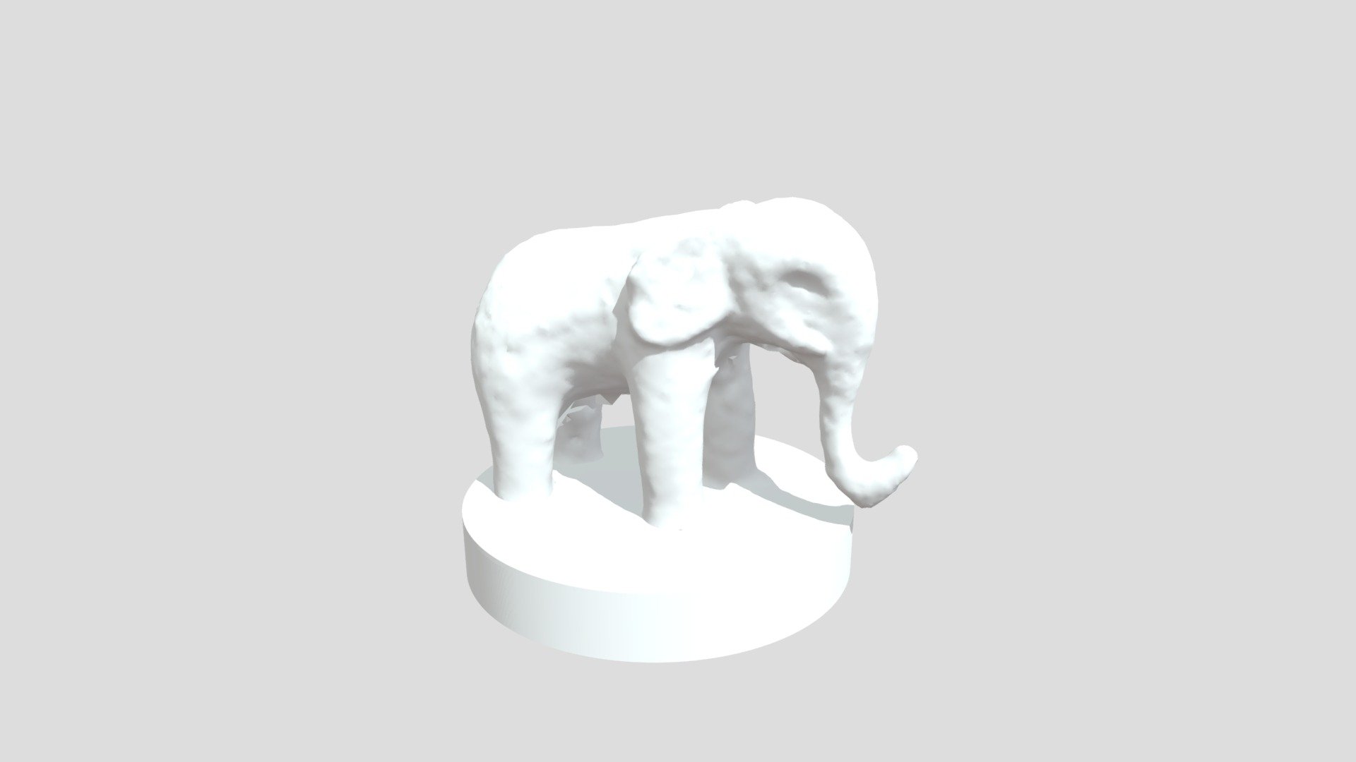 an elephant - 3D model by roadexplorer [d08634b] - Sketchfab