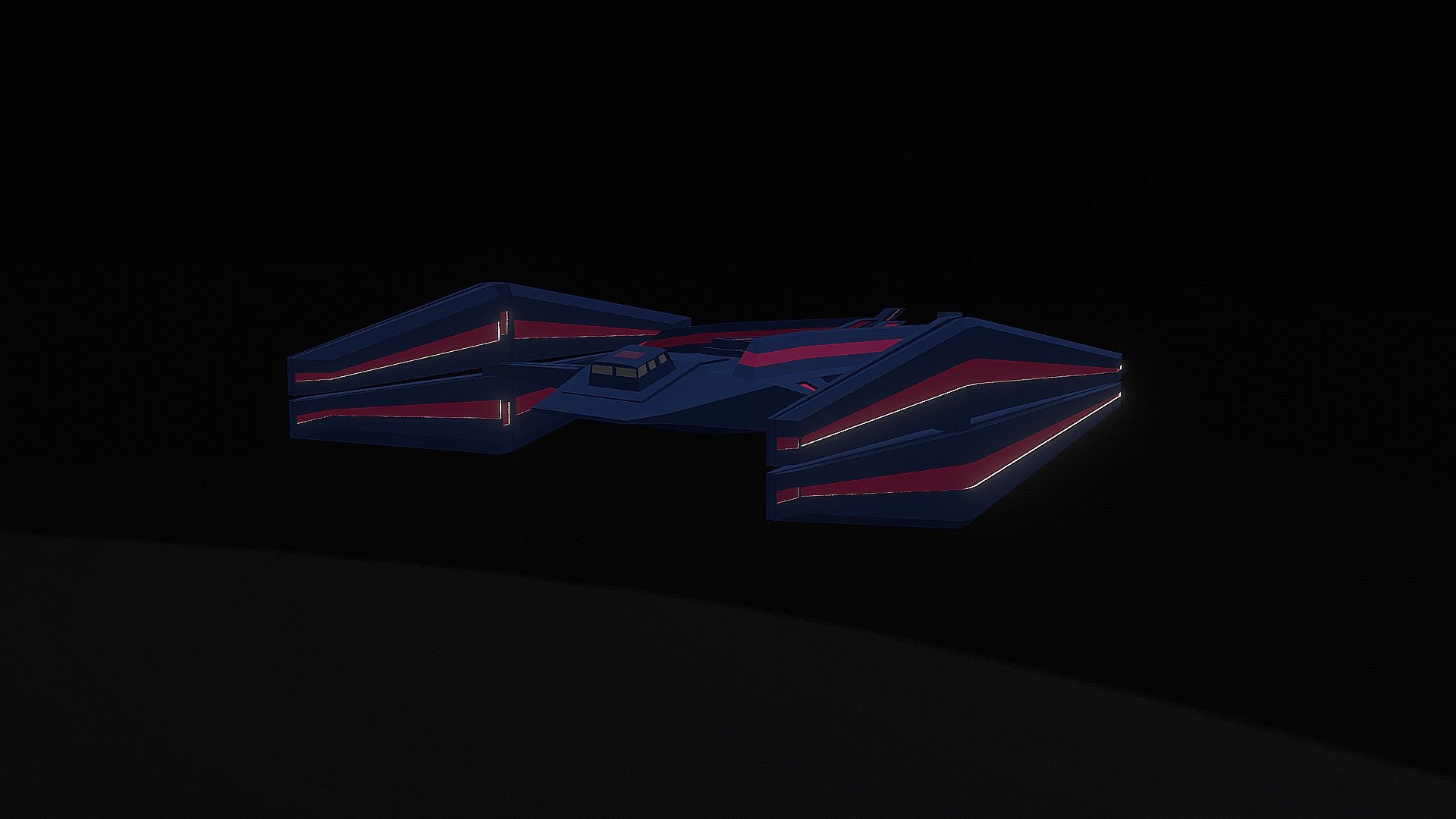low poly space ship - 3D model by siveth [d08668d] - Sketchfab
