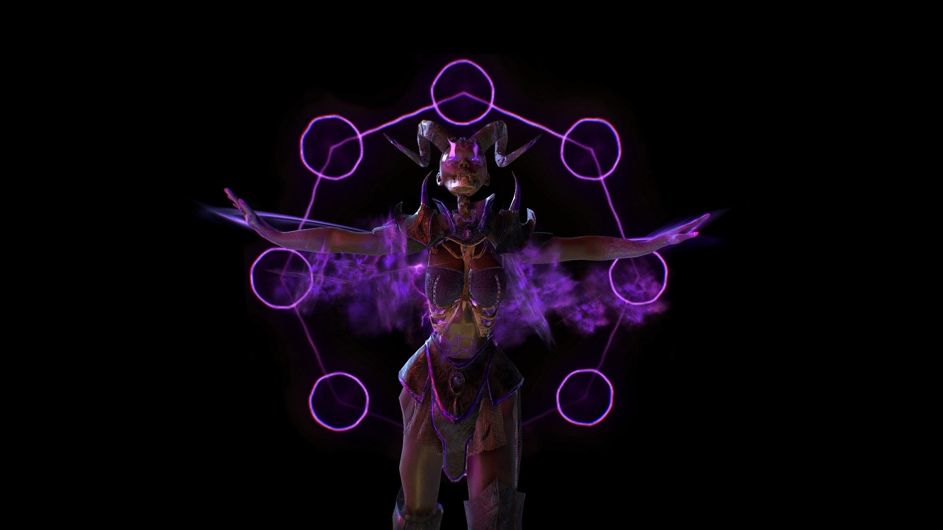 Malglytch (Reaper) posed+VFX- Federation Mycha - 3D model by neemmoo ...