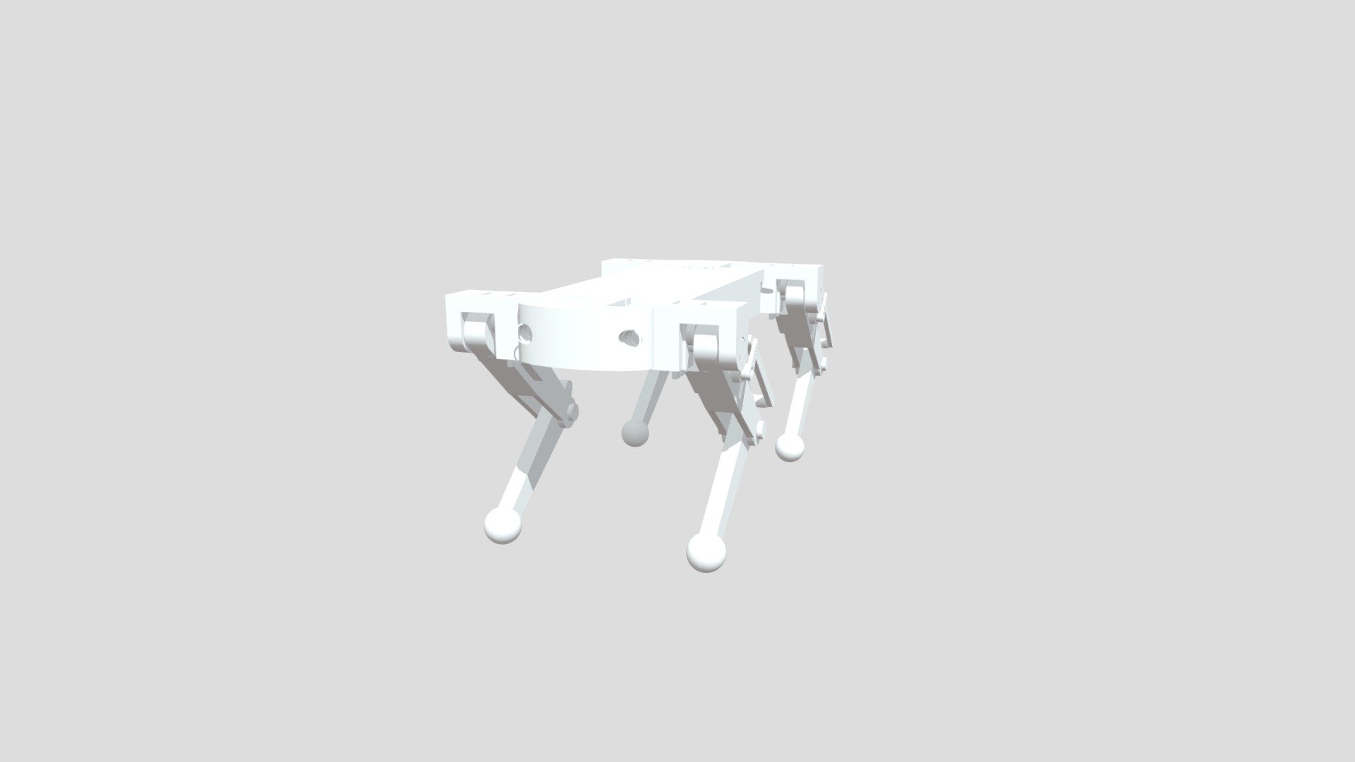 I_E_R quadruped robot V3 - Download Free 3D model by Domenico_the ...