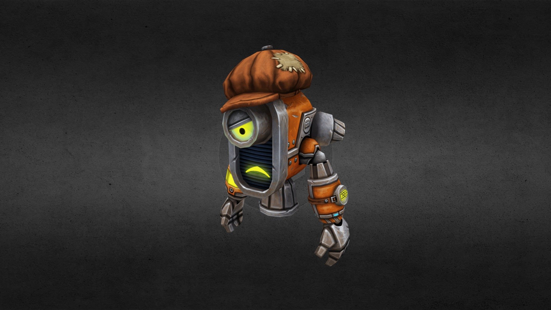 Maskot_Oil_robot - 3D model by CC (@ccsf) [d0877e4] - Sketchfab