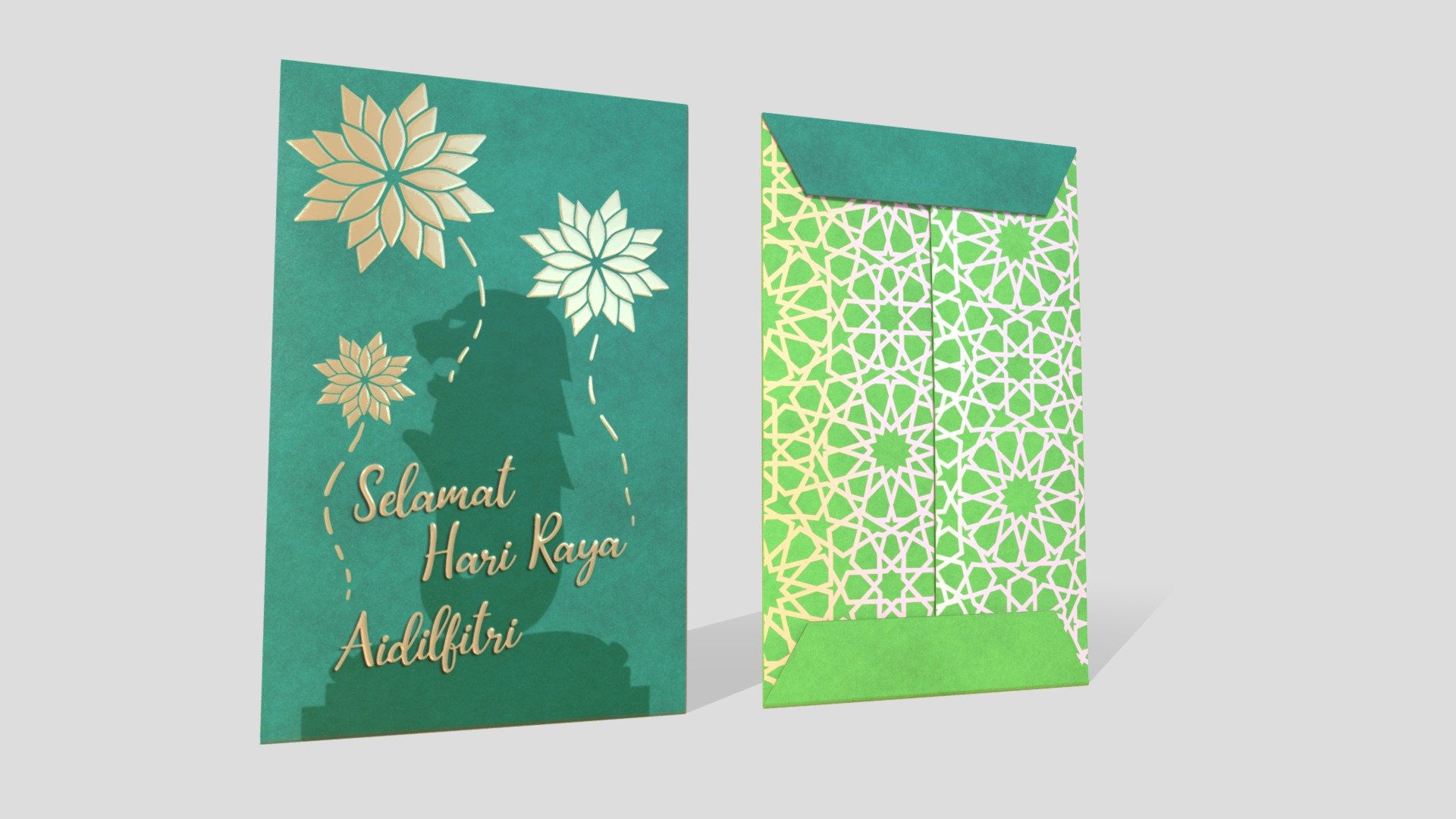 Green Packets - 3D model by STB-TC [d0897e2] - Sketchfab