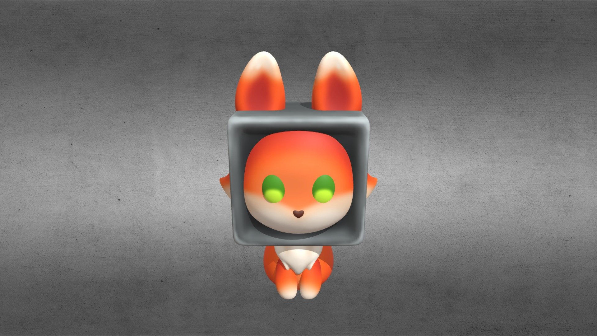 Лисичка - 3D model by AmilaChu [d089804] - Sketchfab