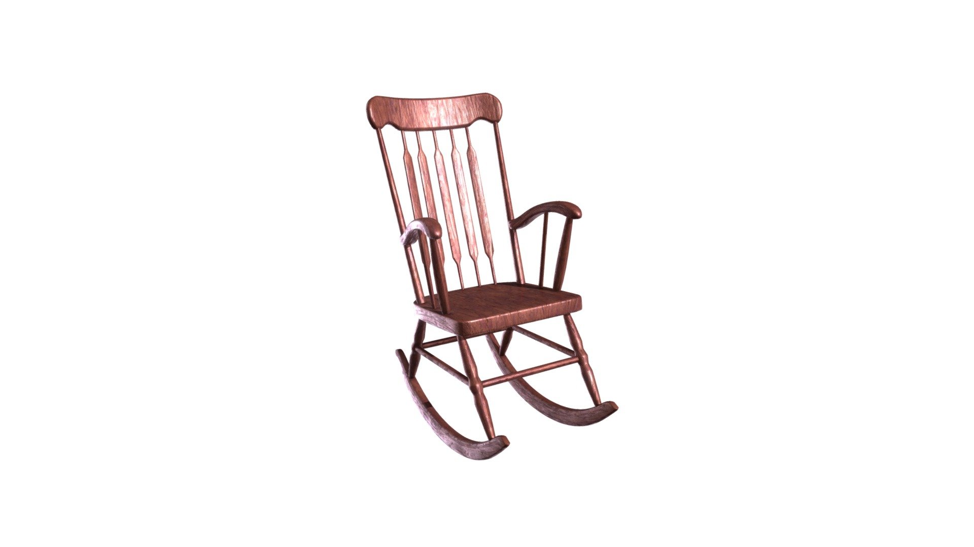 rocking chair - 3D model by Aiden_J._Glen [d0898d8] - Sketchfab