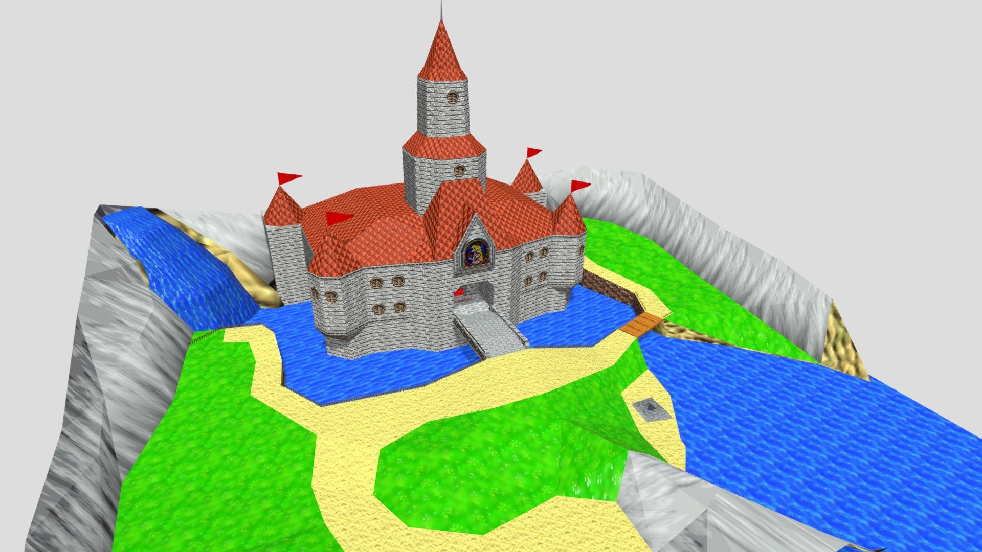 Peaches Castle - 3D model by IPlay (@july272018) [d08bd74] - Sketchfab