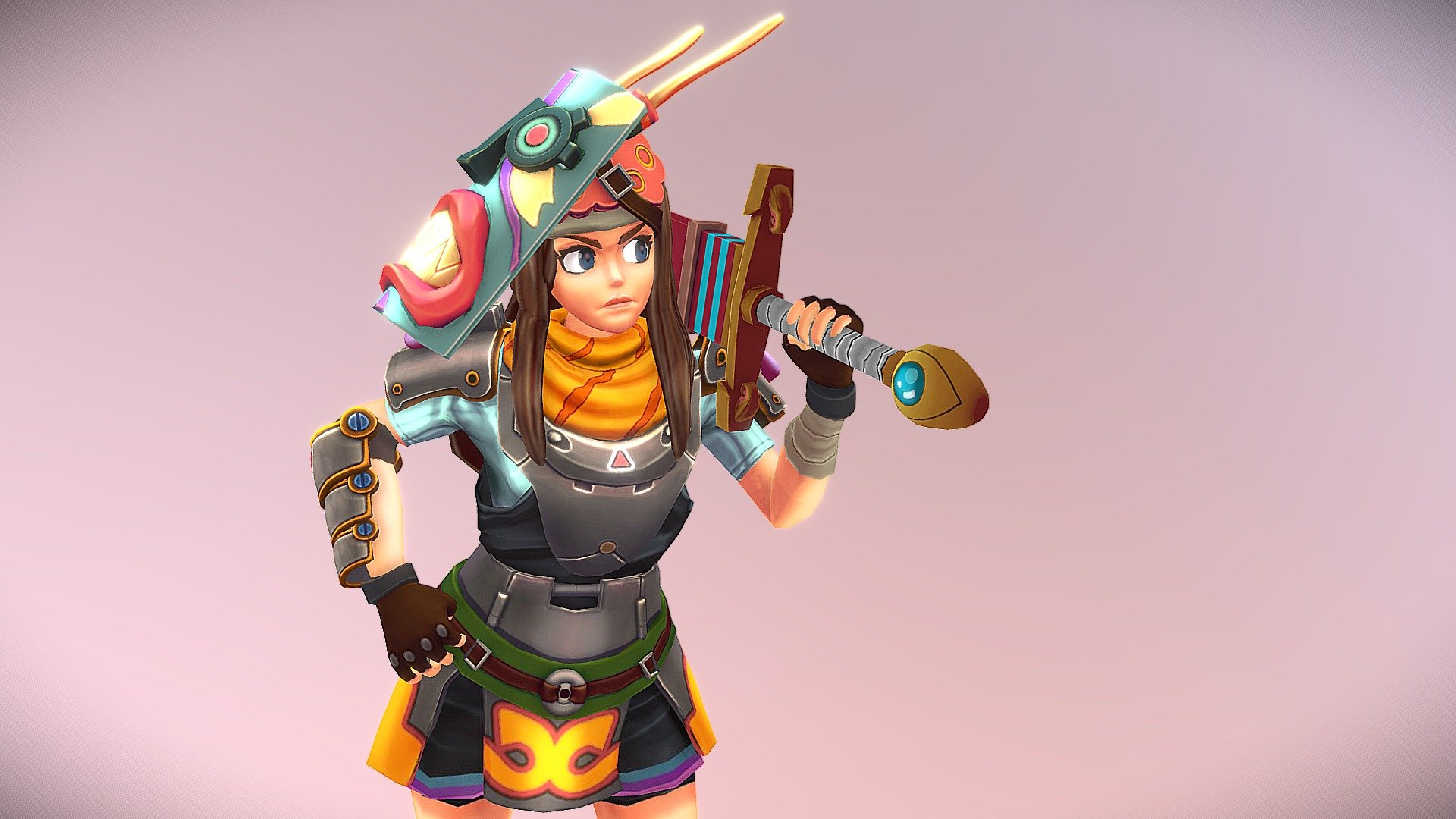Sword Girl - 3D model by MattTonks (@tonka316) [d08c5ca] - Sketchfab