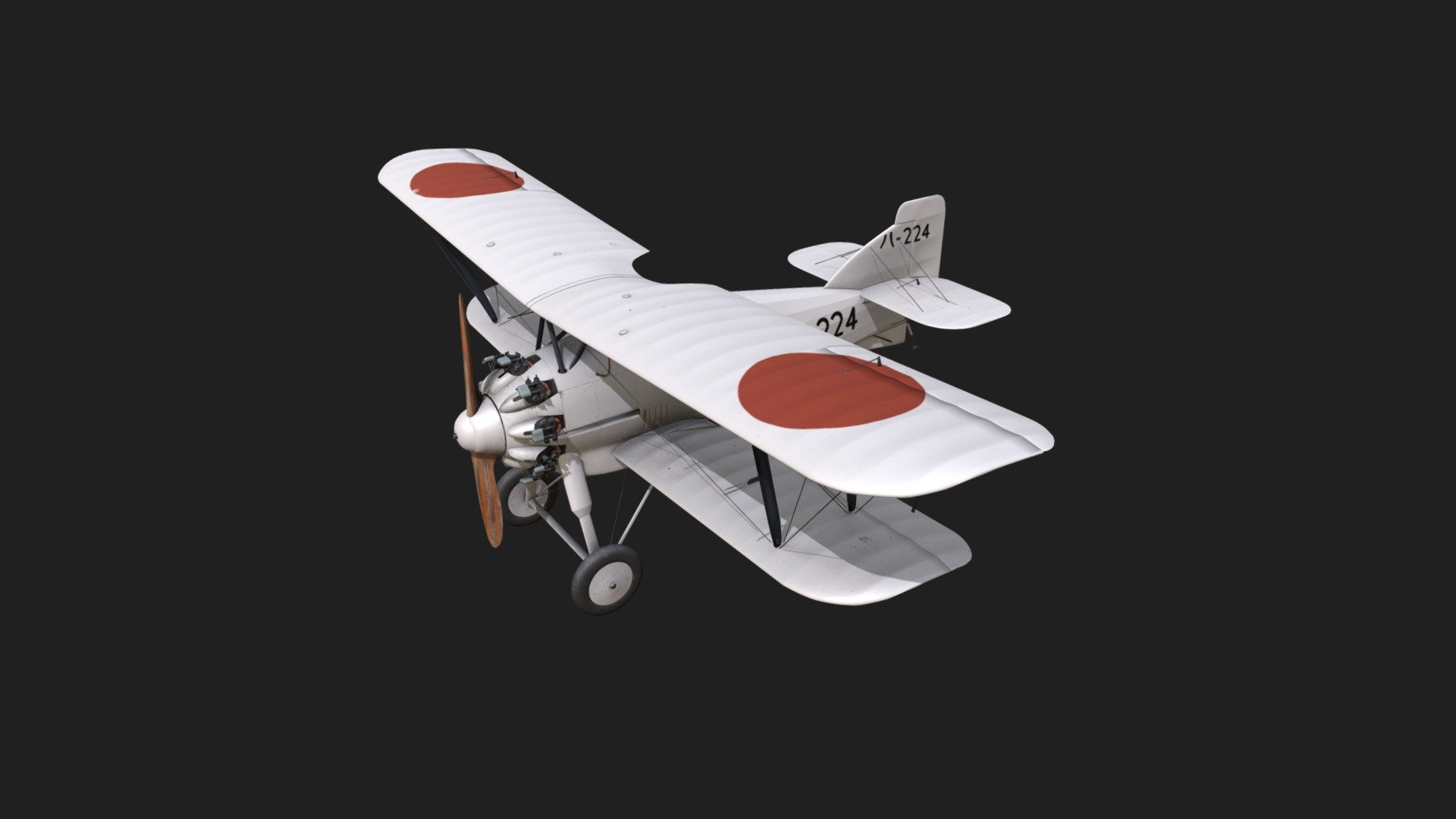 Nakajima A1N1 - Buy Royalty Free 3D model by micapaconi [d08da53 ...