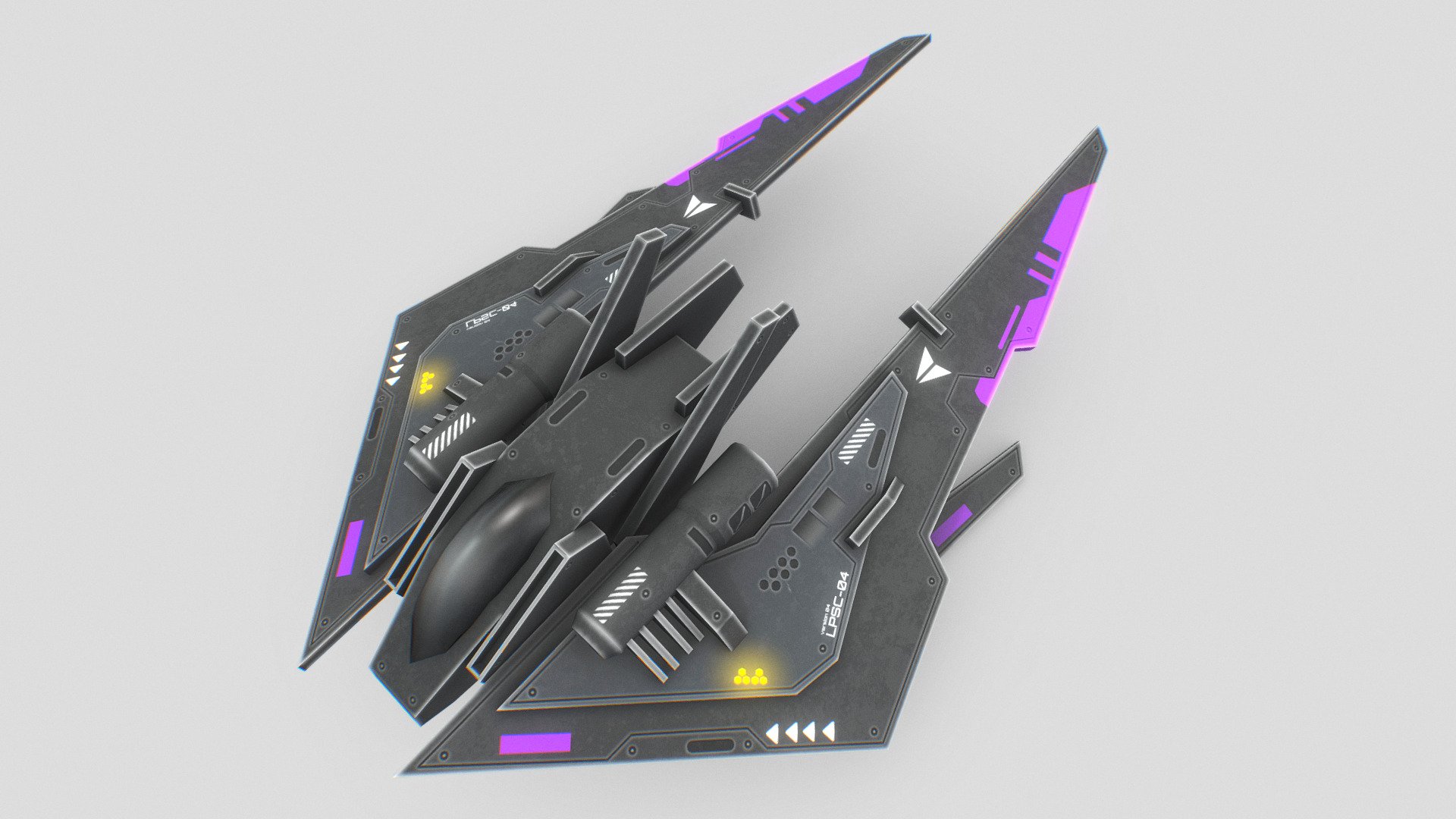 Low poly spacecraft - Buy Royalty Free 3D model by Anima Z (@Anima-Z ...