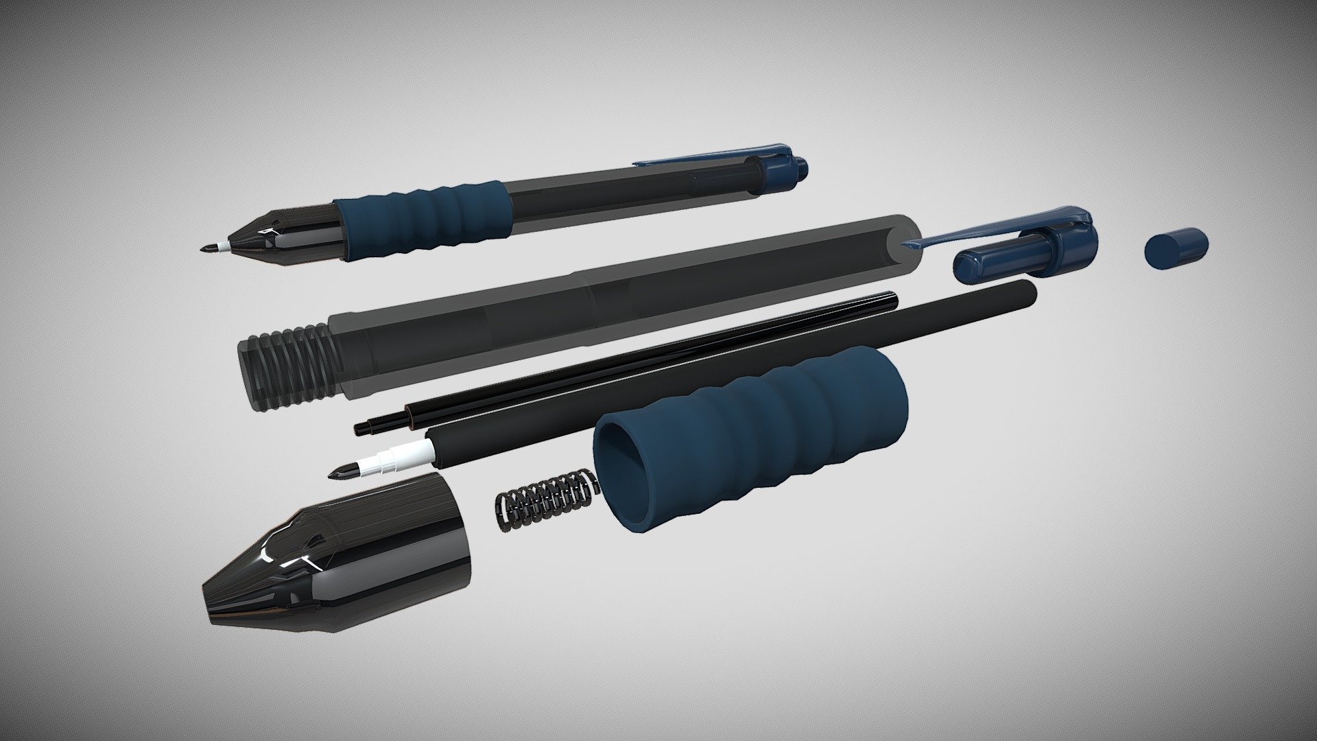 Clickable Ink Pen - Download Free 3D model by xonibunnyx [d08fbfb ...