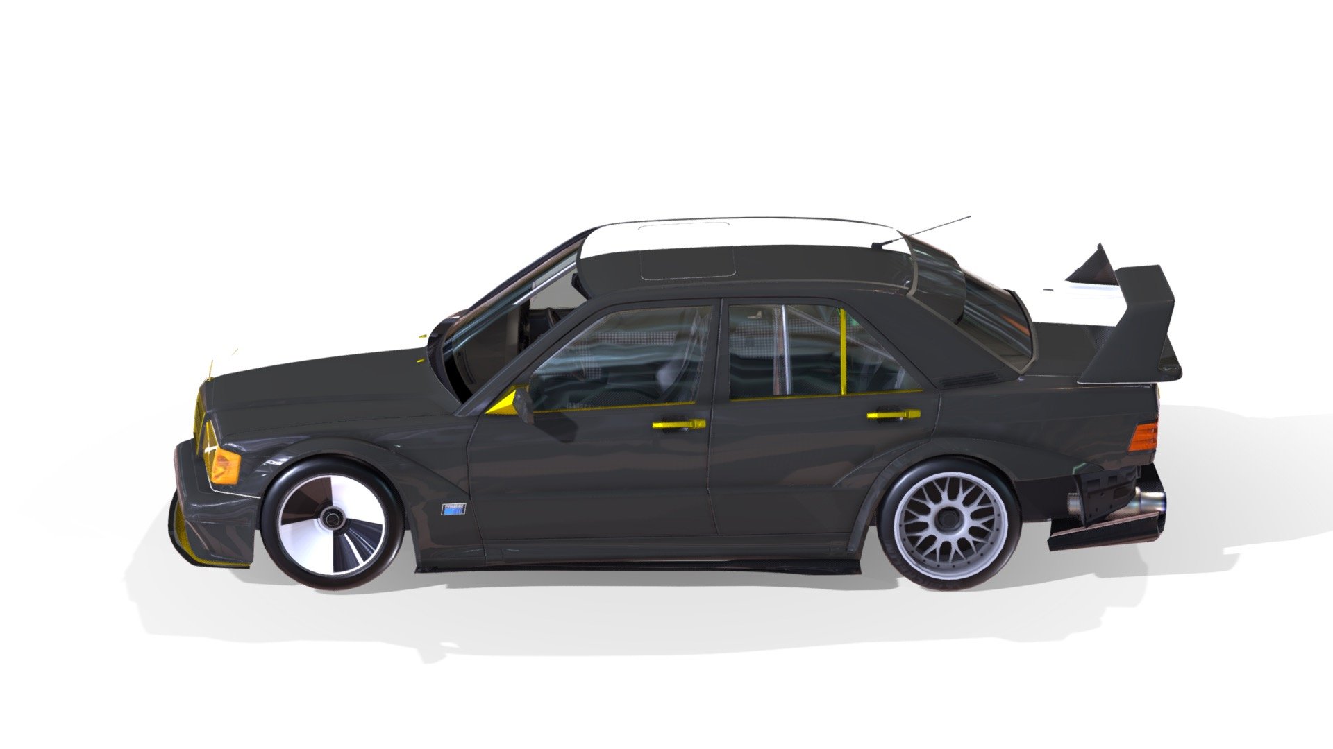 Mercedes-Benz 190E (NFS Unbound) - Download Free 3D model by Mona x ...