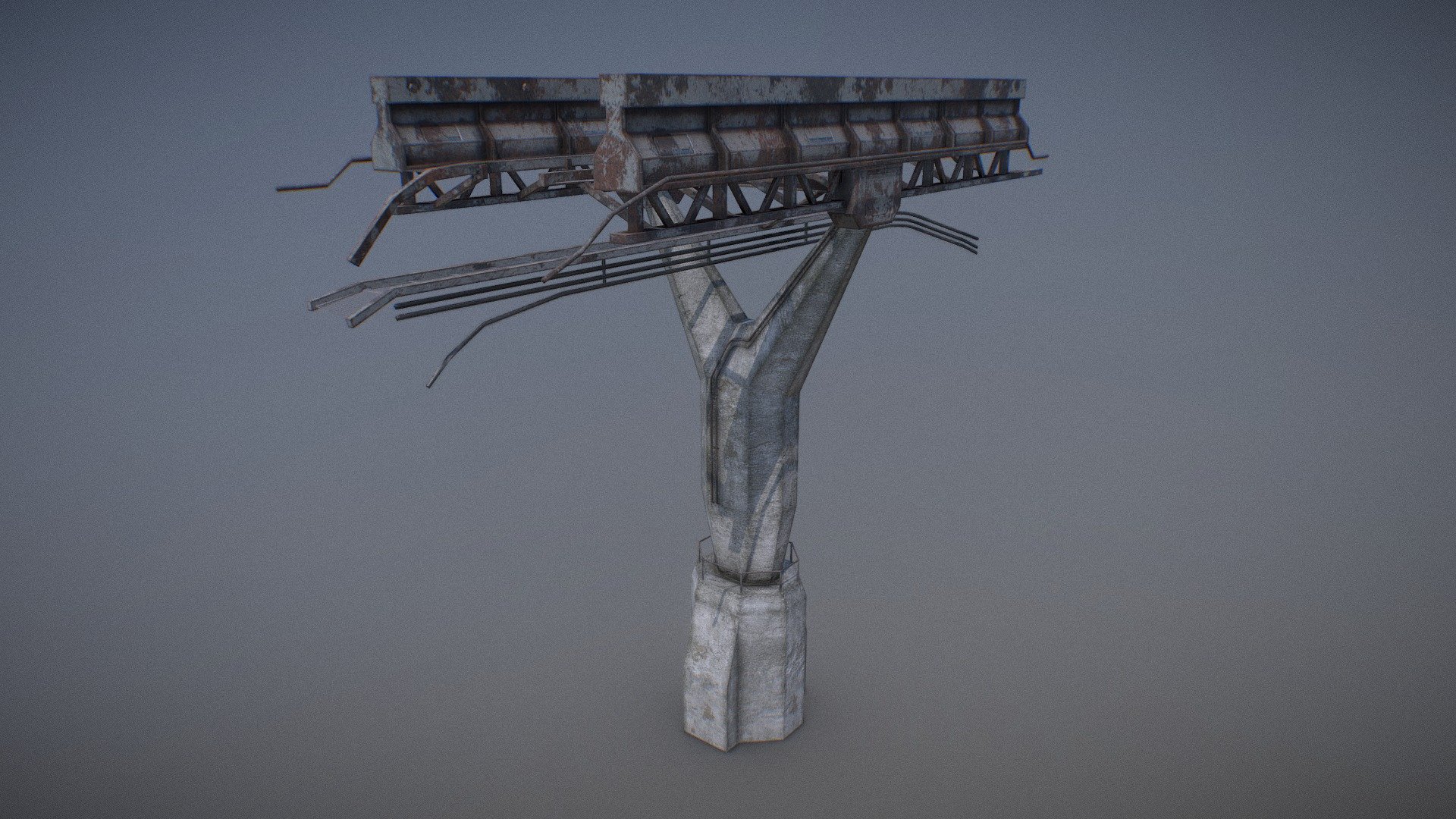 Monorail Track - 3D model by Tuuttipingu [d0907ad] - Sketchfab