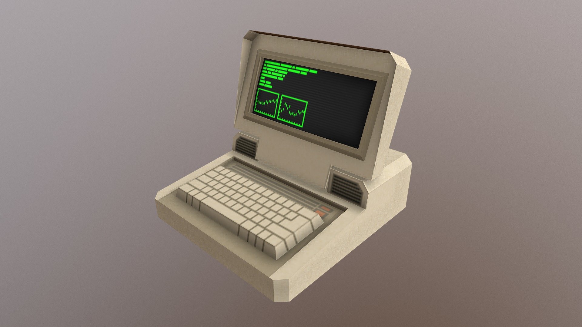 Old Laptop Computer - Household Props Challenge - 3D model by zold2012 ...