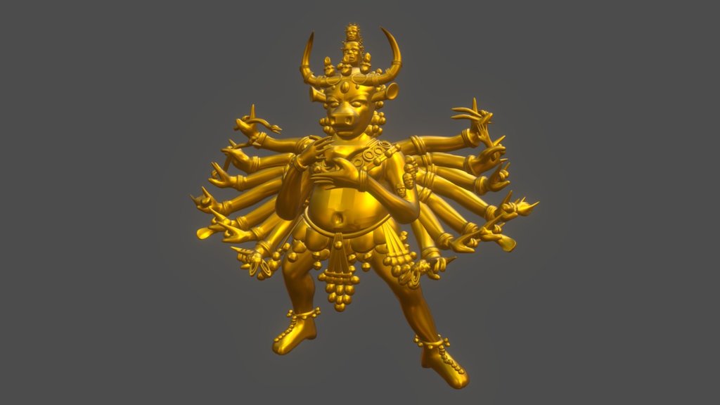 Multi hands Statue - 3D model by PinkCloud Studio (@pinkcloudstudio ...