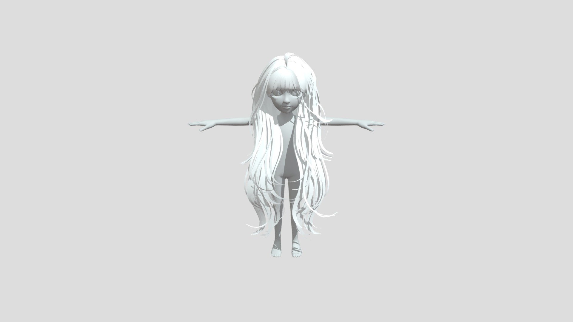 Hair 3D Item Zepeto Model Unity Item Prefab 55 - 3D model by urxign ...