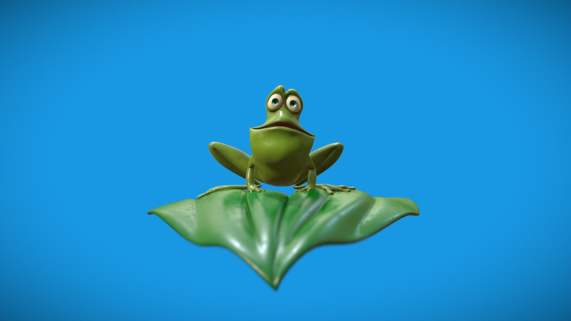 The frog, Goldie's cherished companion - 3D model by VitaliyBurovArt ...