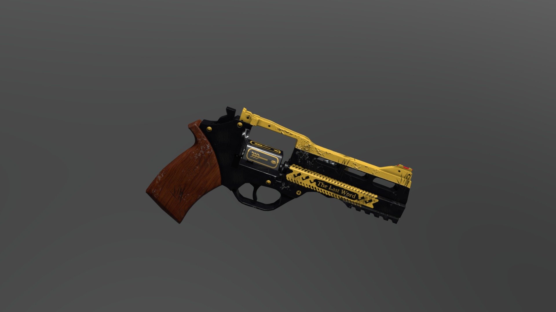 Rhino Revolver Textured - 3D model by MJSFS [d093419] - Sketchfab