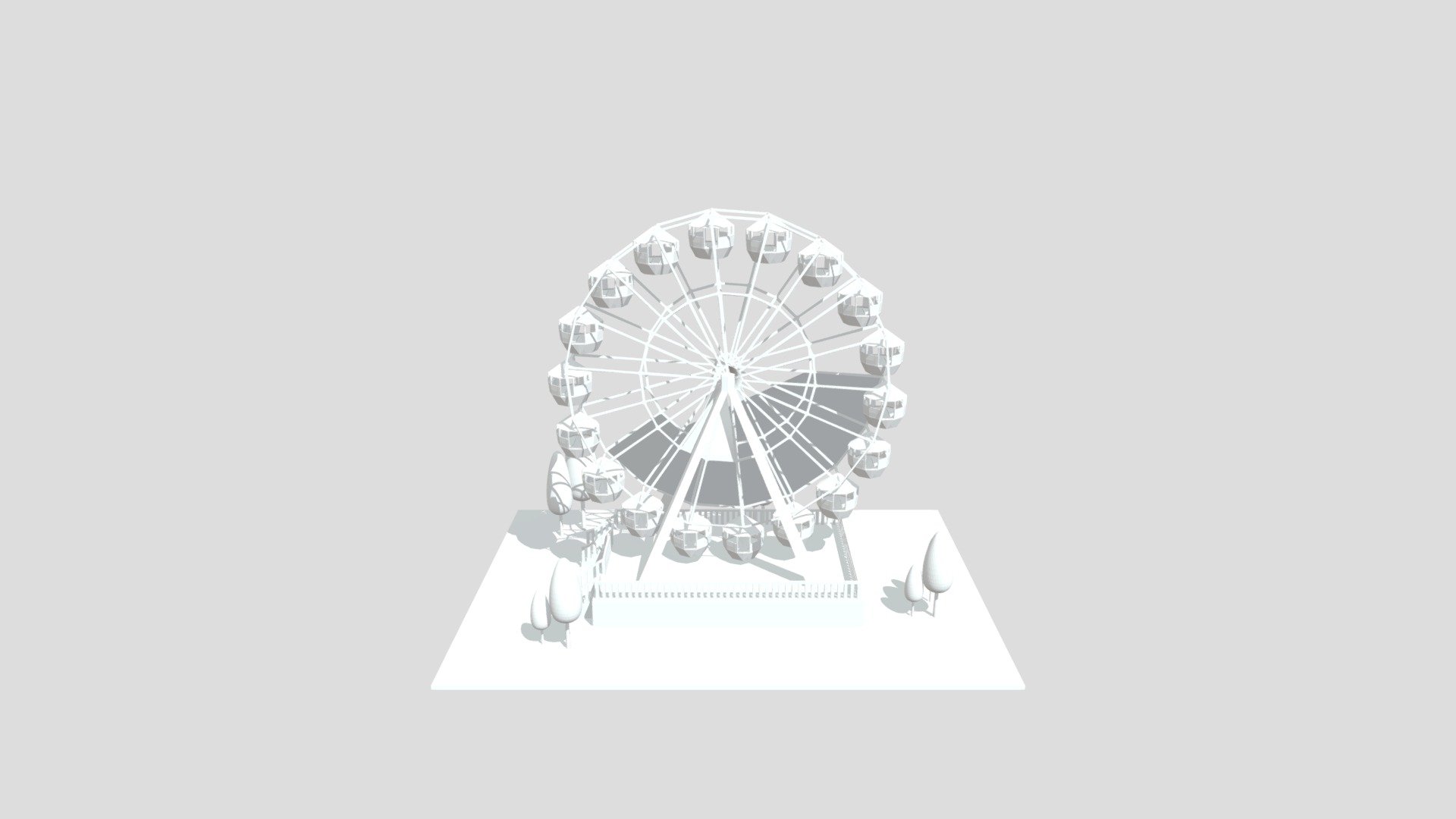ferris wheel - 3D model by Kabir Lakhadive (@prabal9975) [d093b39 ...