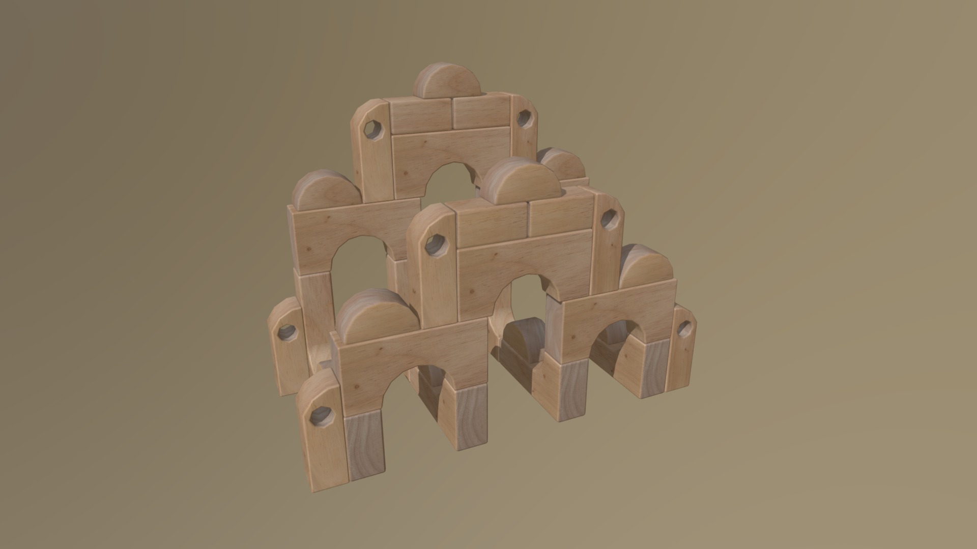 Building Blocks - Set 03 - 3D model by Shayne Piskule (@spiskule ...