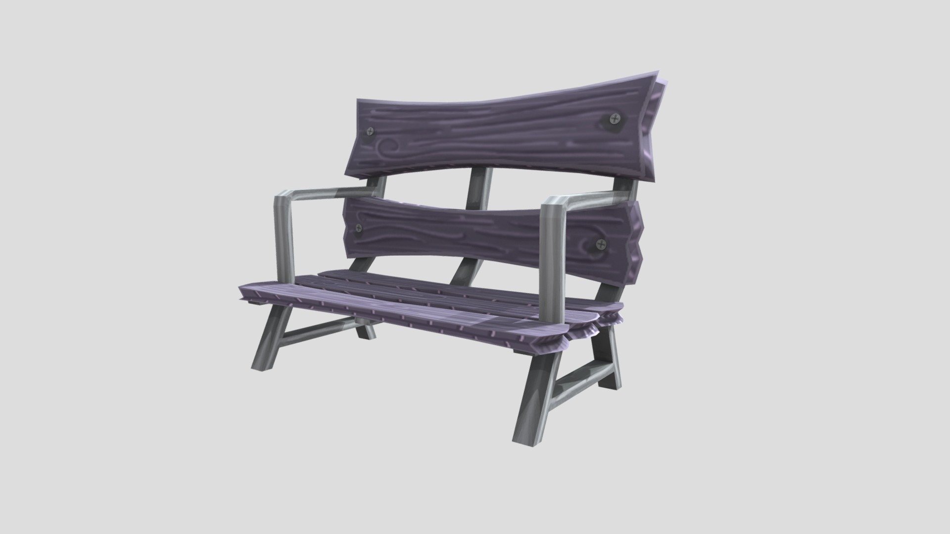 Stylised Bench - 3D model by ZoeTimperley3D (@ZMarie) [d093fff] - Sketchfab