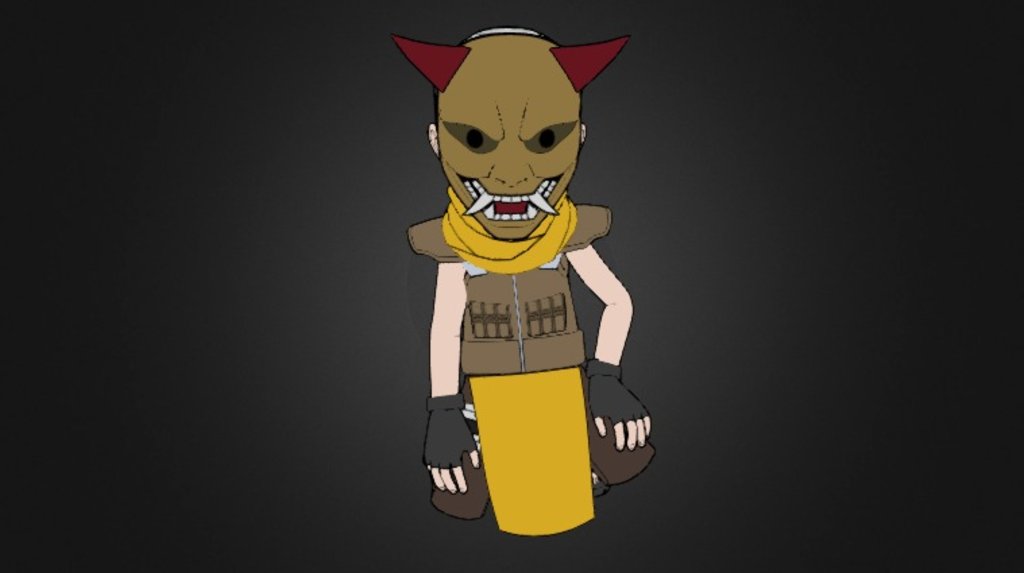 Sand Anbu Shinobi Project - 3D model by neilcatorce [d0954eb] - Sketchfab