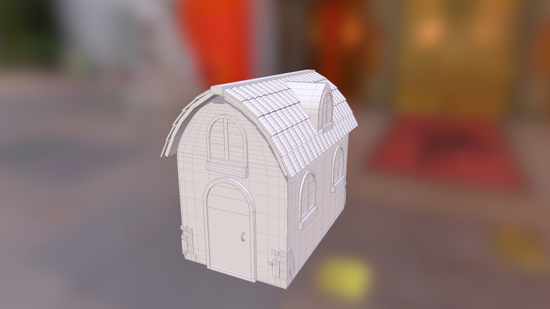 Toon House - 3D model by squimer [d095f0a] - Sketchfab