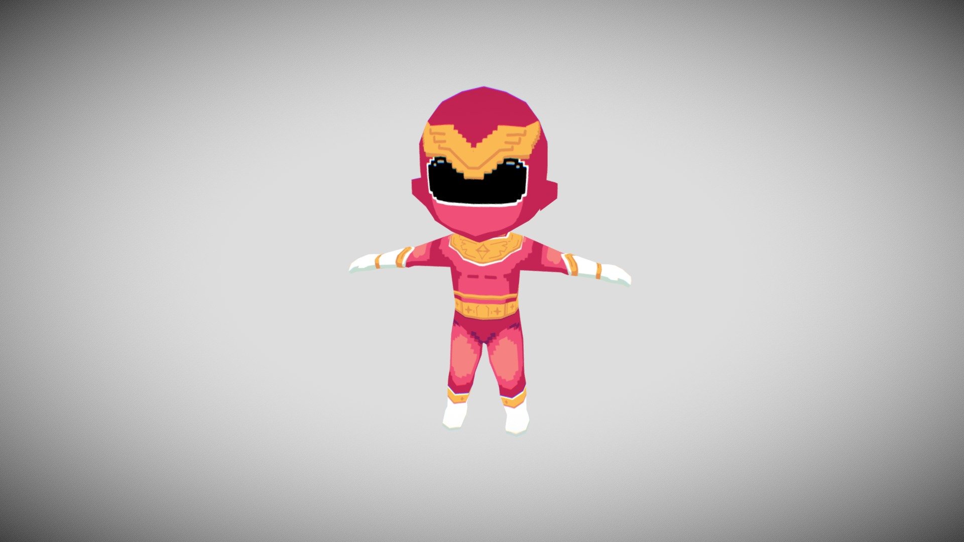 Low Poly Sentai - 3D model by Tabs (@tabatagrigaitis) [d09675f] - Sketchfab