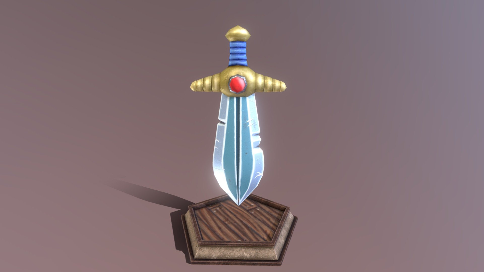 Hand Painted Basic Sword - Buy Royalty Free 3D model by Johanarte ...