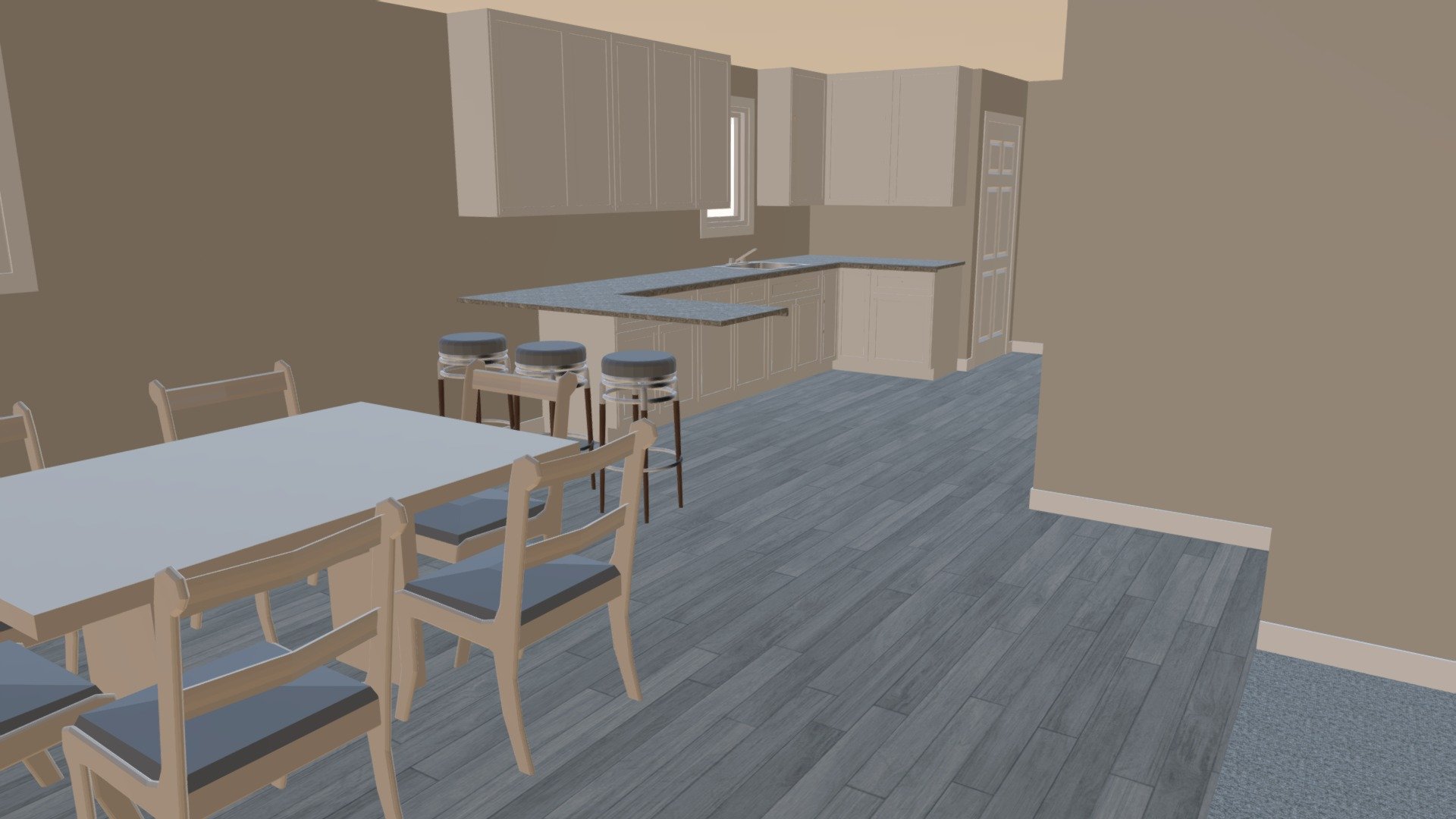 Bever, Jeff - Basement - 3D model by Leading Construction ...