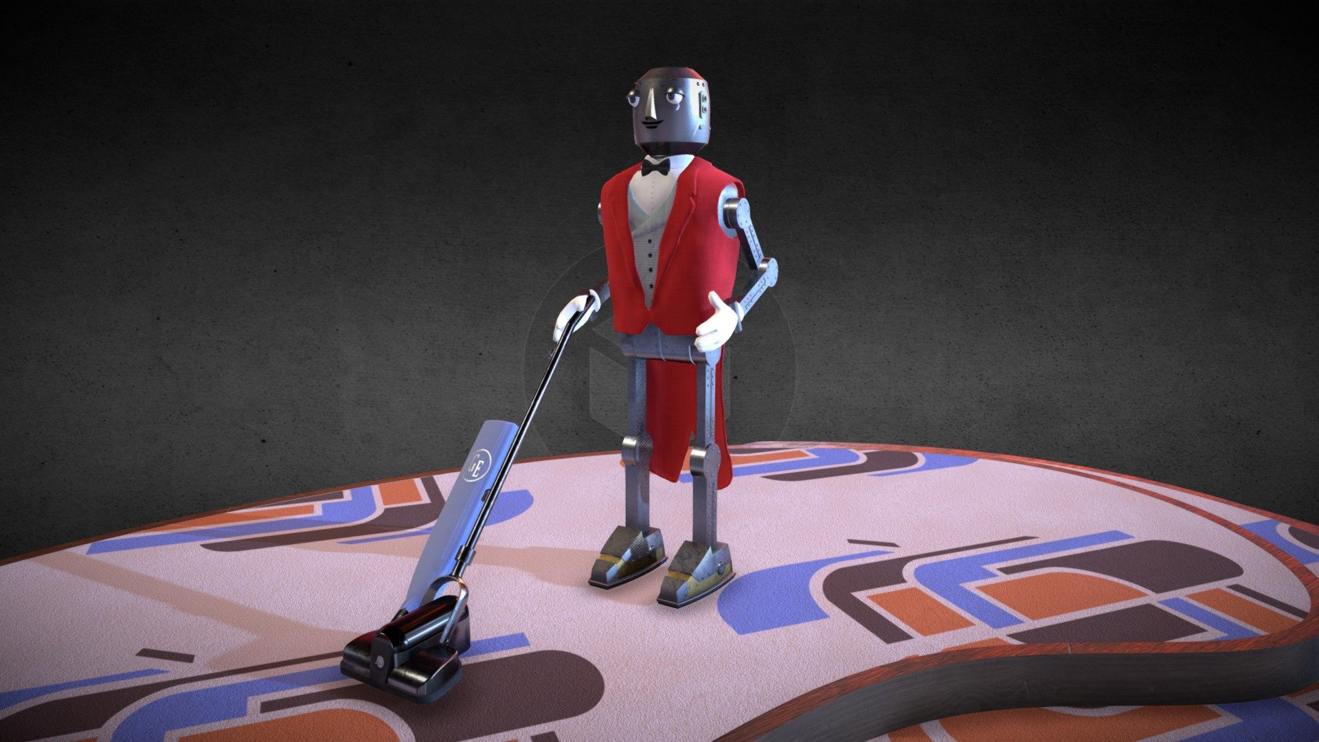 Horizons: Robot Butler - Download Free 3D model by WED Designs (@wed-designs) [d09a95e] - Sketchfab