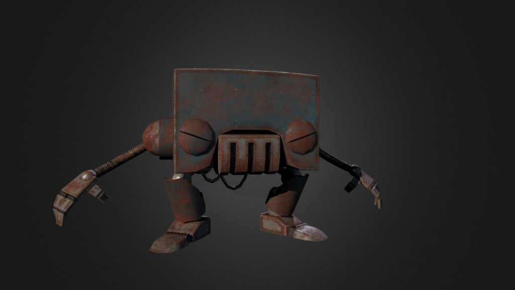 Robi The Junkbot - 3D model by NicholasHJLaw [d09b75a] - Sketchfab