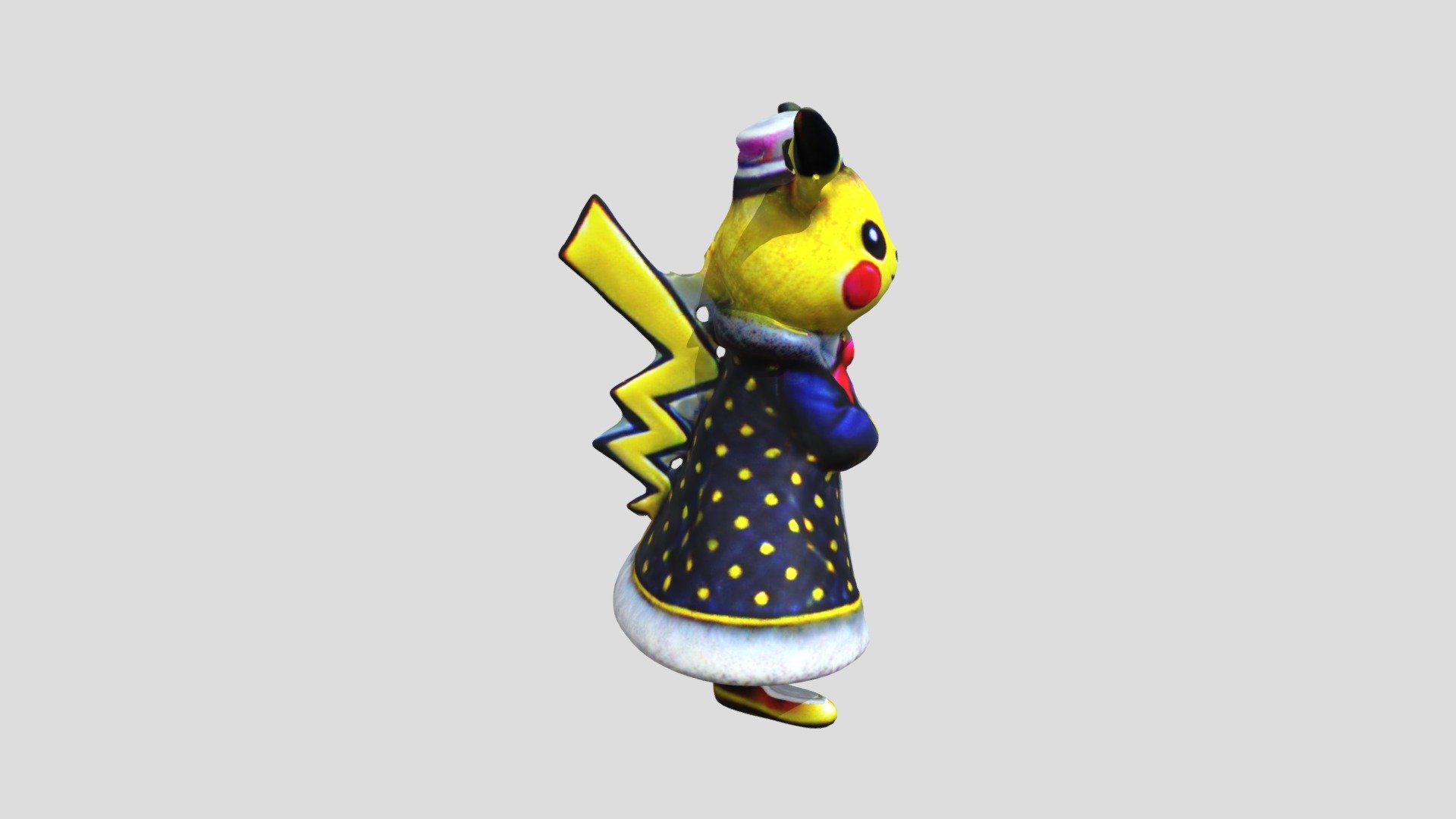 _pikachu_dresses_lik - 3D model by juancriwagner [d09bad4] - Sketchfab