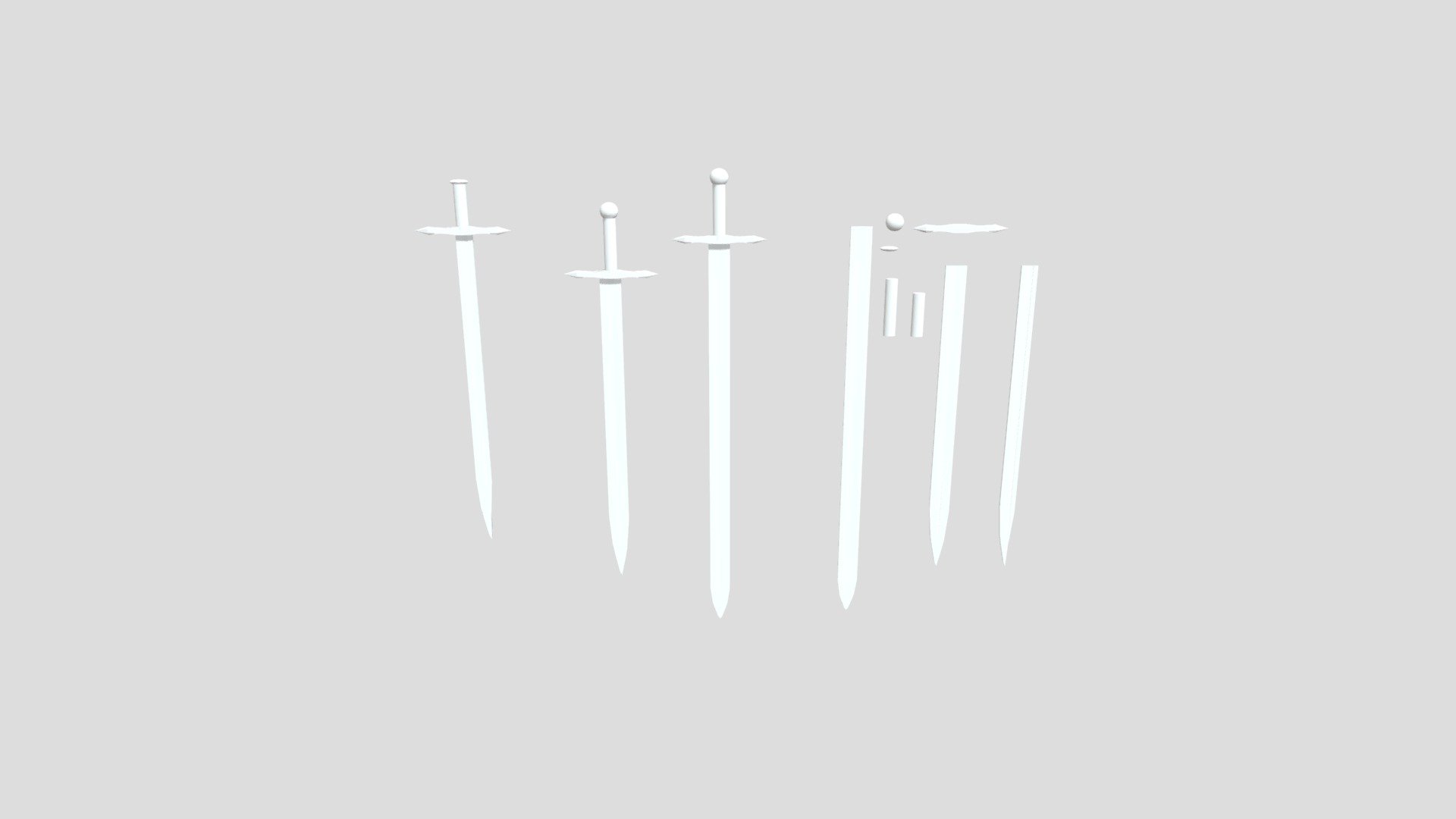 Swords asset - Download Free 3D model by agvic007 [d09ce3c] - Sketchfab